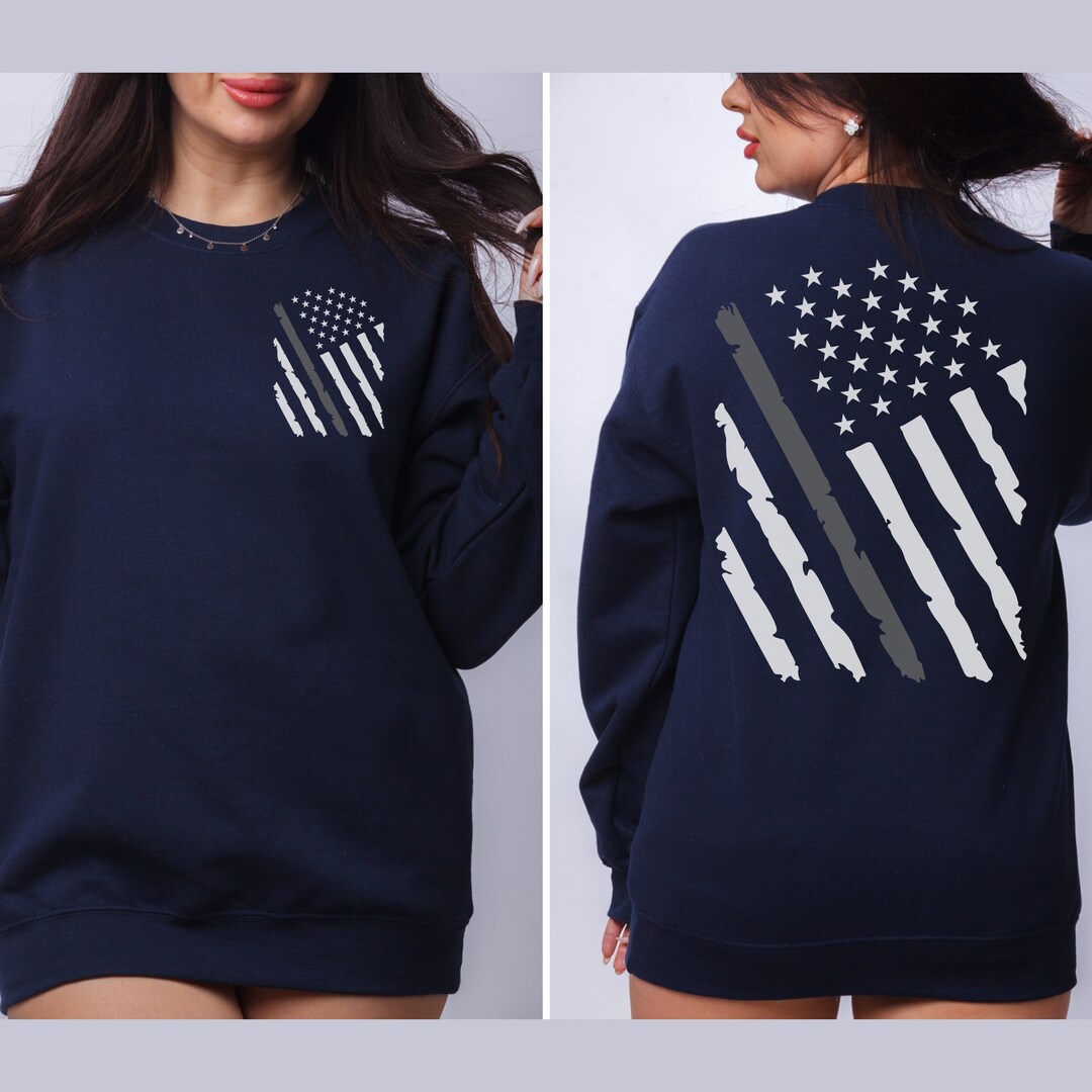 Correctional Officer American Flag Sweatshirt, Corrections Officer ...