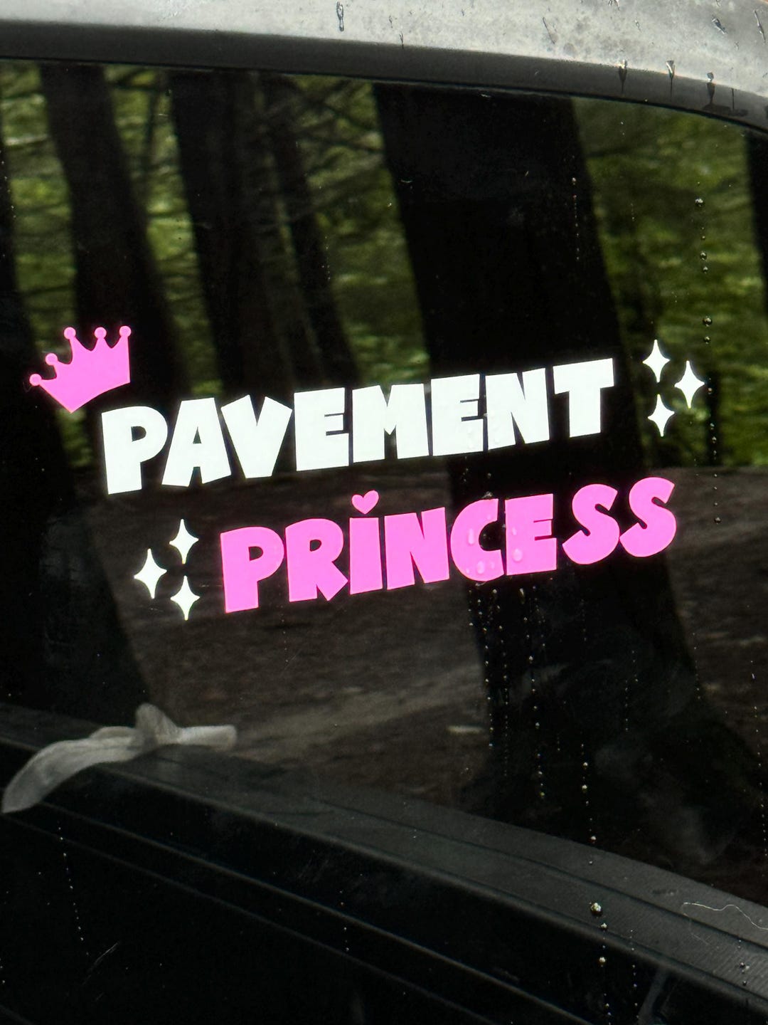 Pavement Princess Decal - Etsy