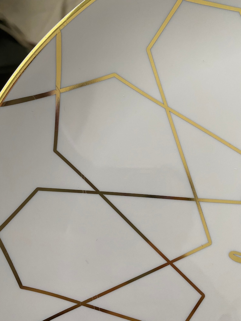 Pack of 10 Ramadan Mubarak Plastic Dinner Plates, Ramadan Decor ...