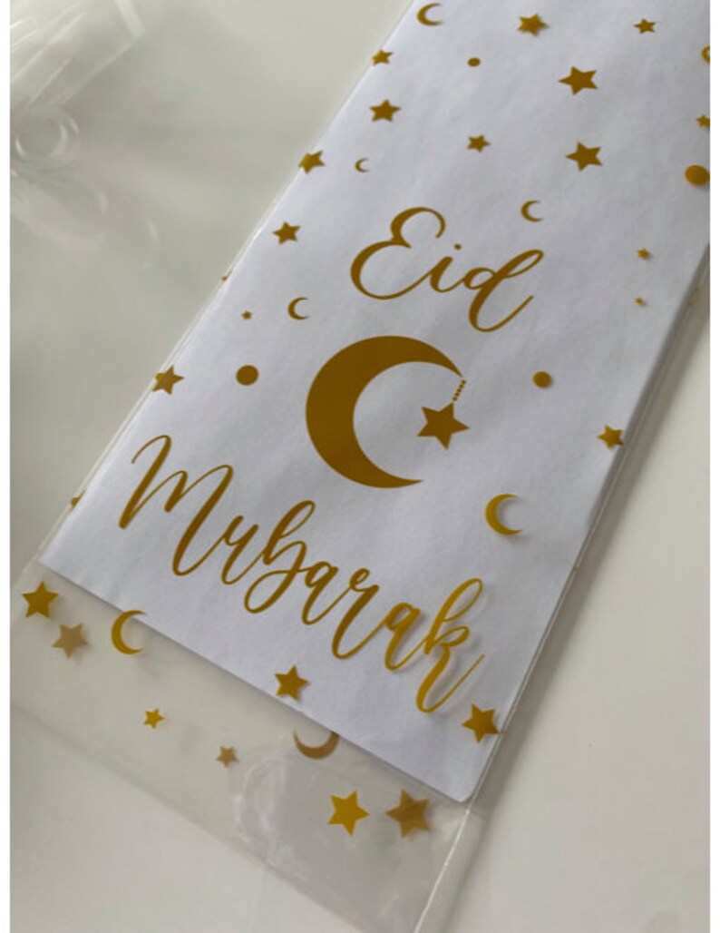Eid Cellophane Bags Eid Mubarak Eid Favor Bags Candy Bags - Etsy
