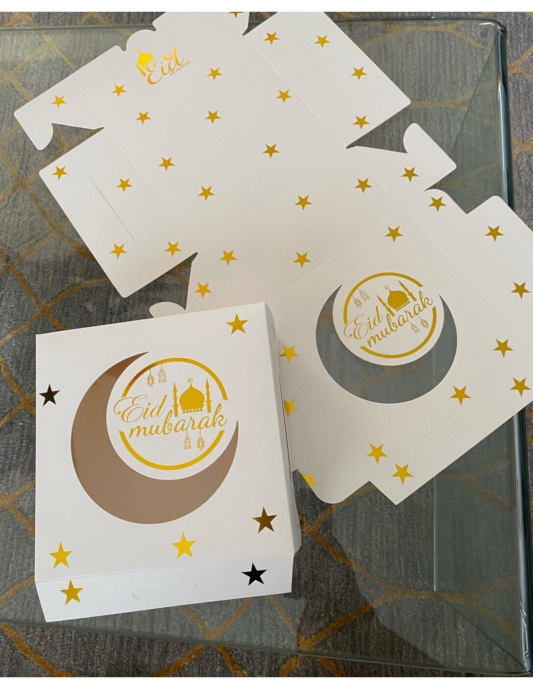 Eid Mubarak Box, Favor Box, Dessert Box, Gift Box - Etsy