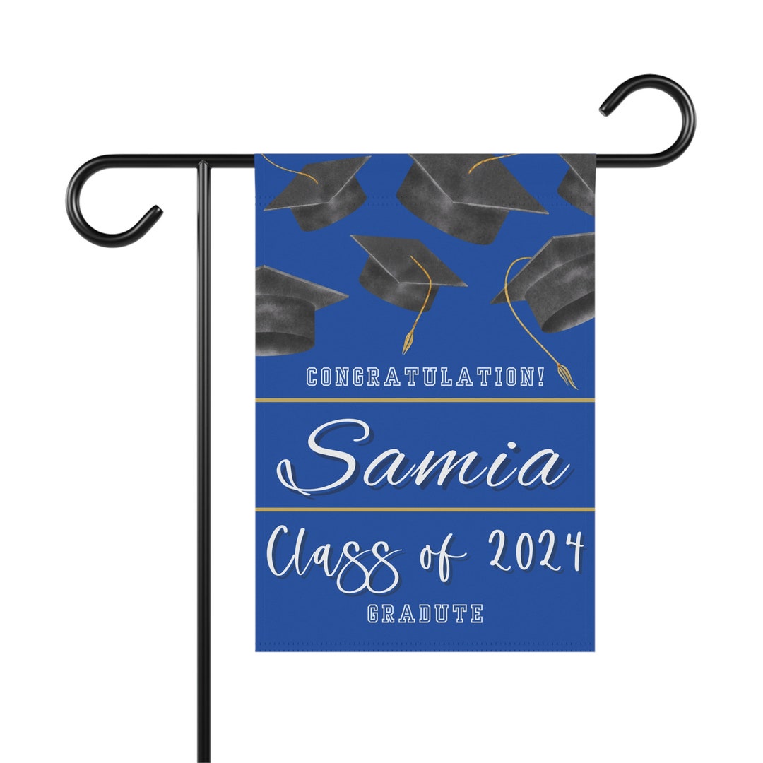 Custom Graduation Flag, Graduate Yard Sign, College Grad Flag, College ...