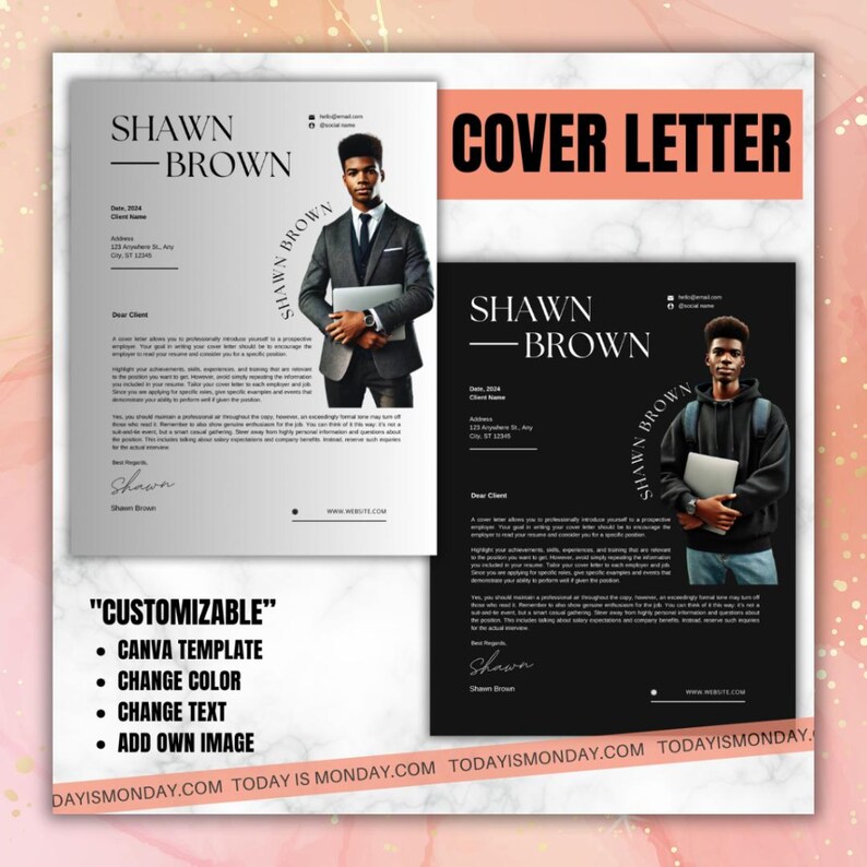 Next-gen Canva Resume & Cover Letter Template Bundle for Freelancing - Etsy