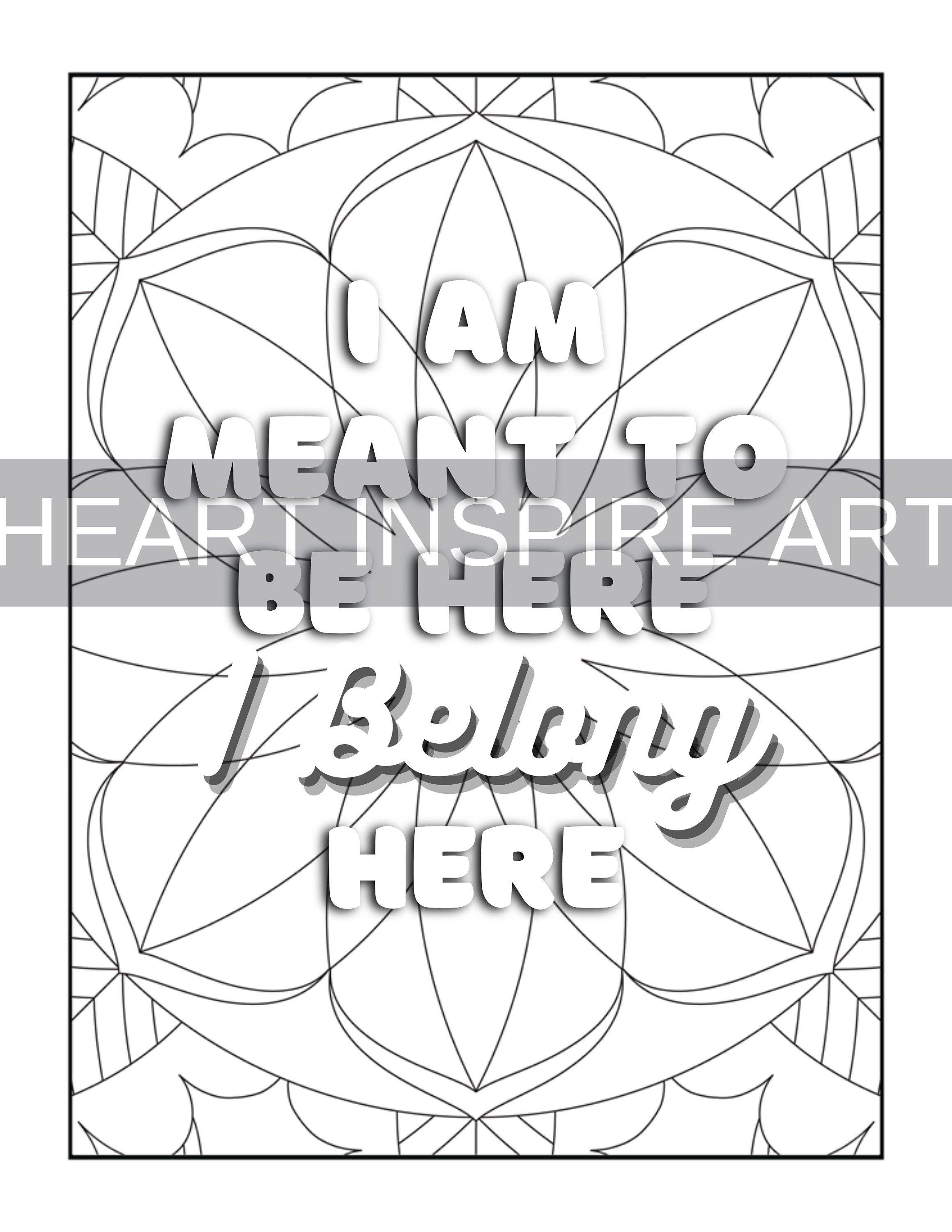 I AM Affirmations Coloring Pages for Women PRINTABLES - Etsy