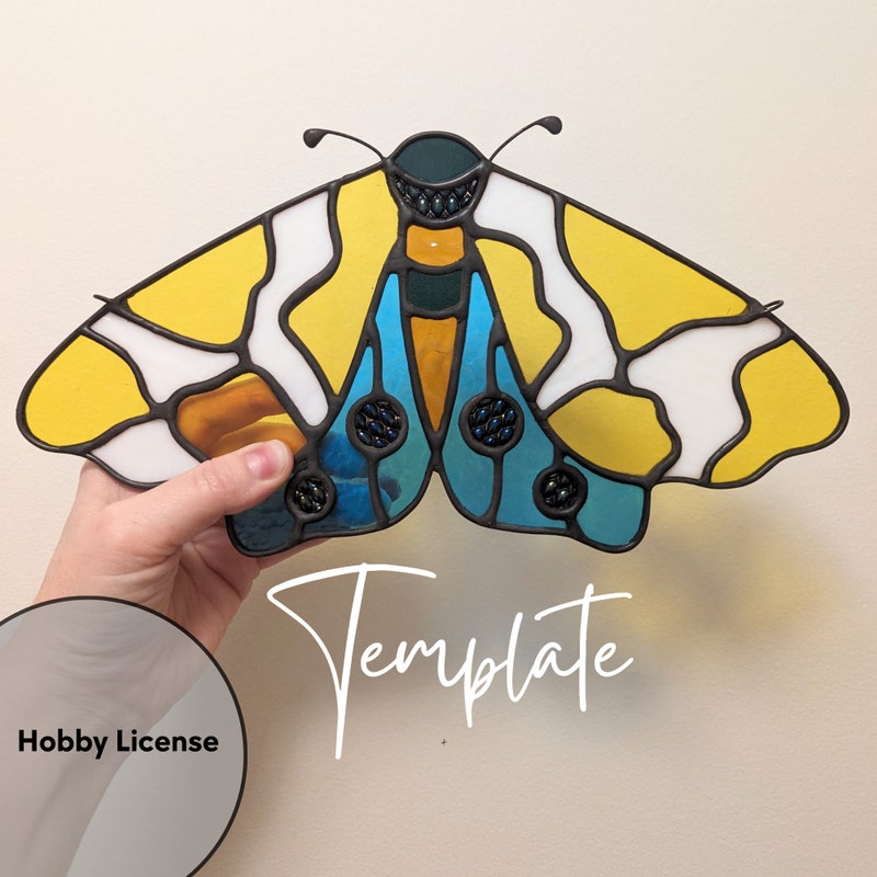 Moth Stained Glass - Etsy