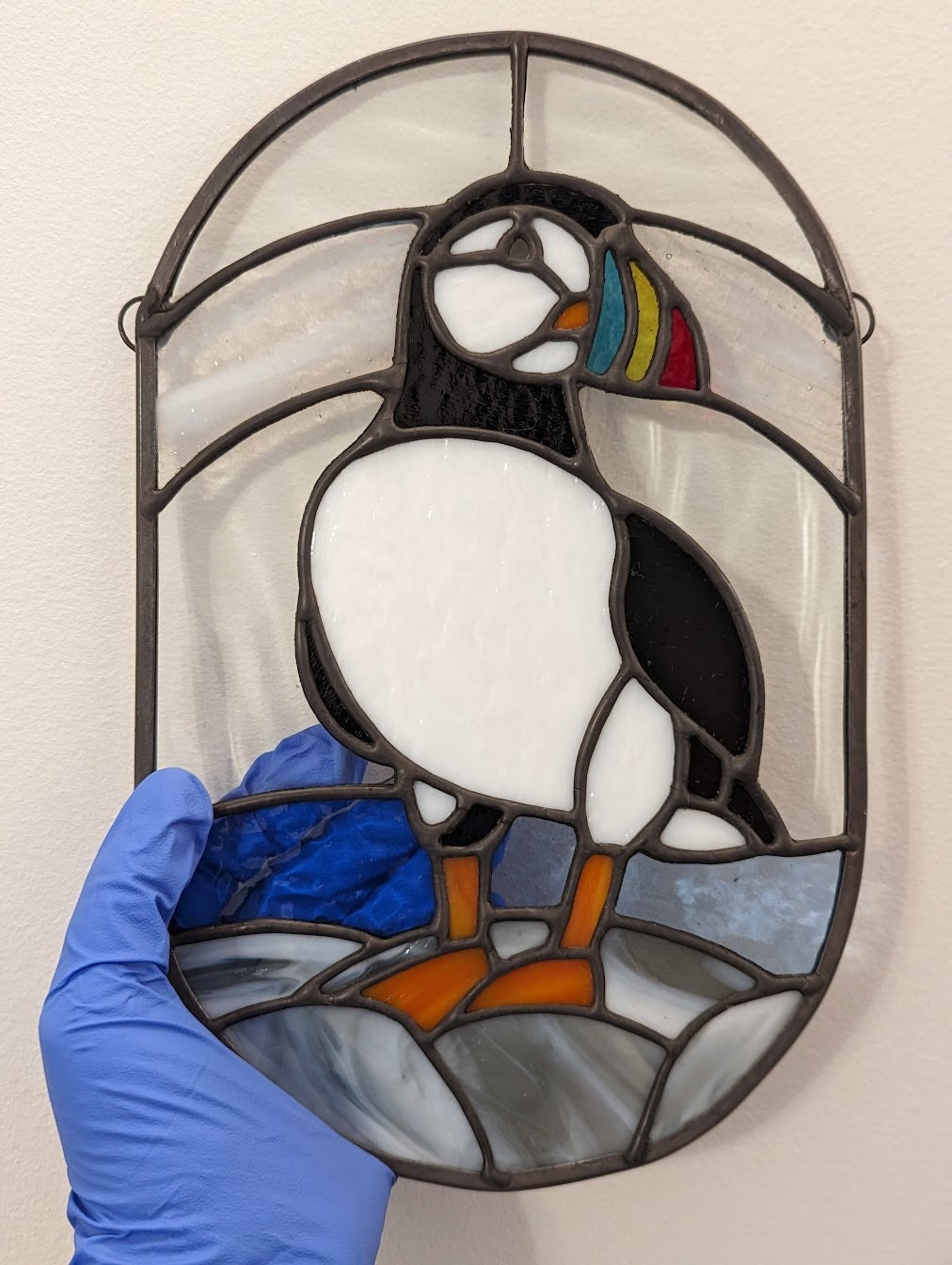 PATTERN - Puffin Stained Glass - Etsy