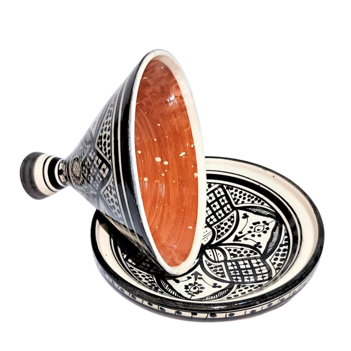 Handmade Tagine Hand Painted Tagine Large Tajine Pottery Kitchenware ...