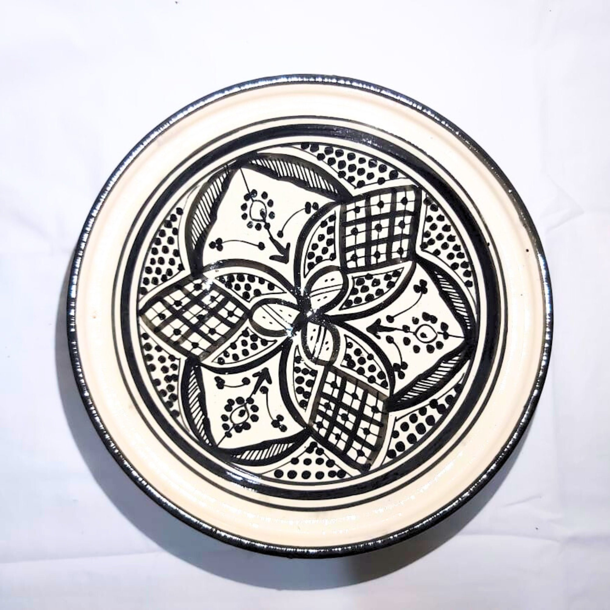 Handmade Tagine - Hand Painted Tagine - Large Tajine - Pottery ...