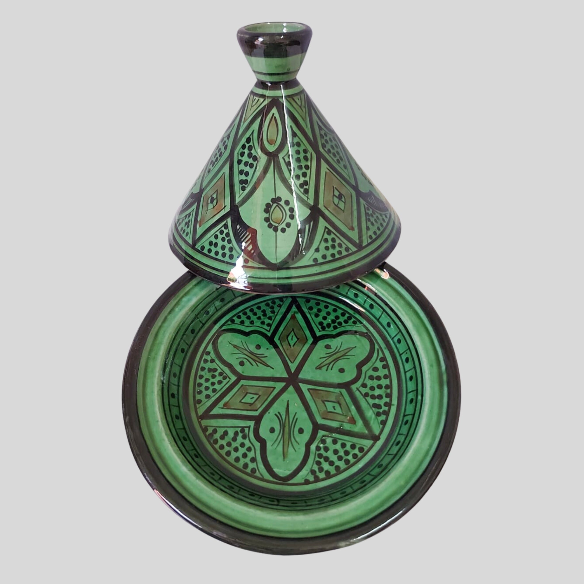 Handmade Tagine - Pottery Kitchenware - Tajine Pot - Serving Pot - Clay ...