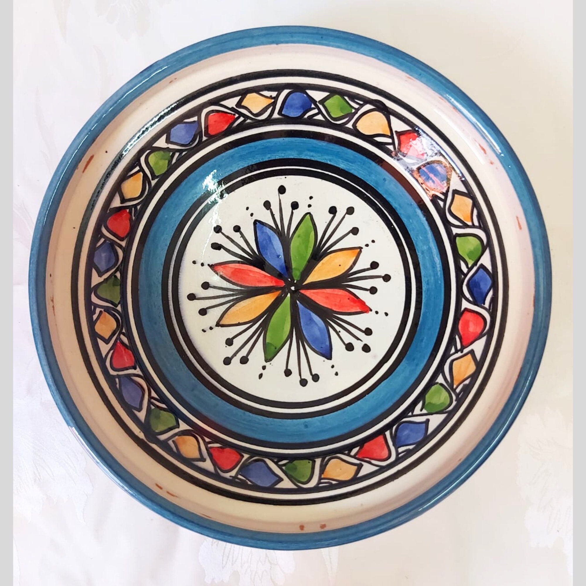 Handmade Tagine Hand Painted Tagine Moroccan Tajine Pottery Kitchenware ...