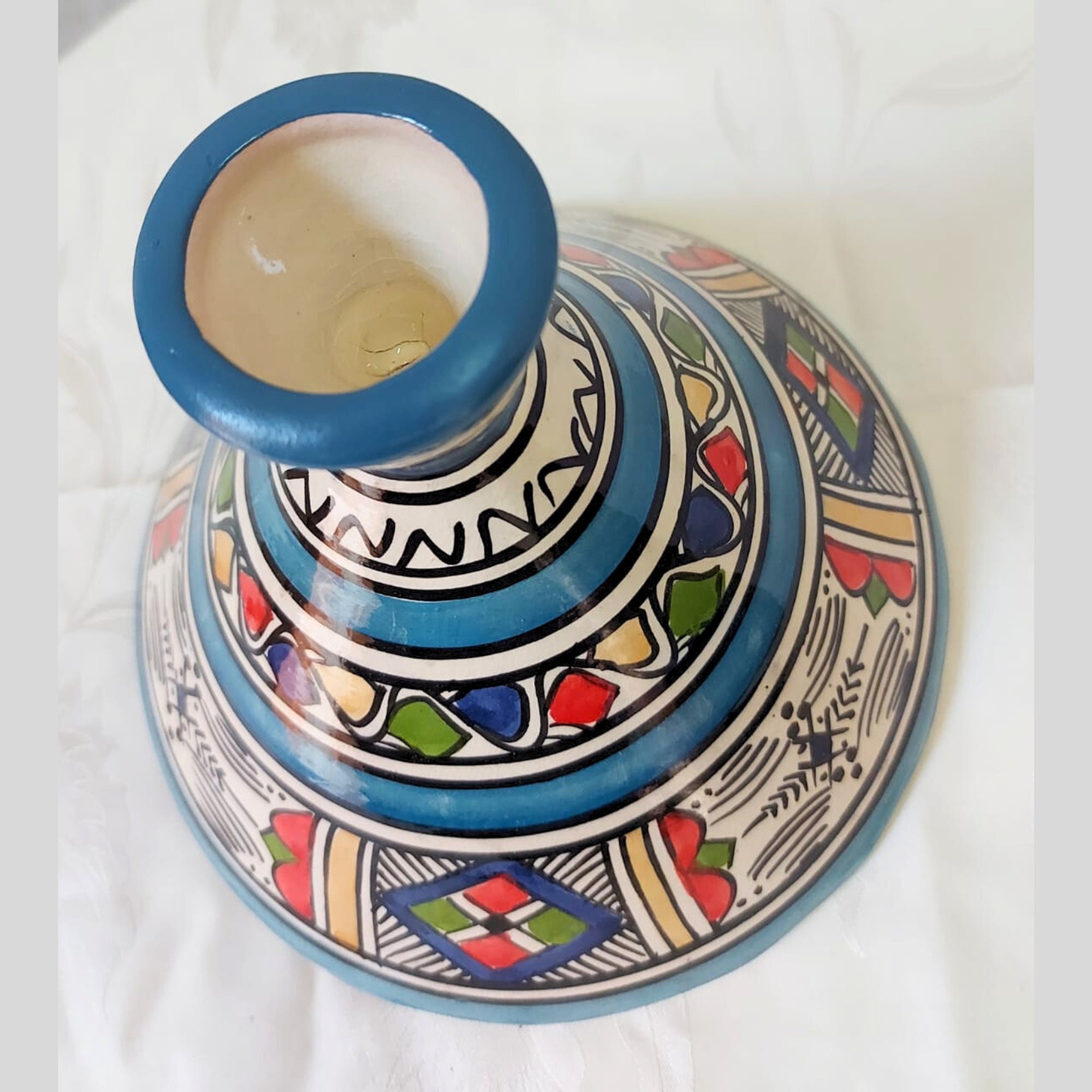 Handmade Tagine Hand Painted Tagine Moroccan Tajine Pottery Kitchenware ...