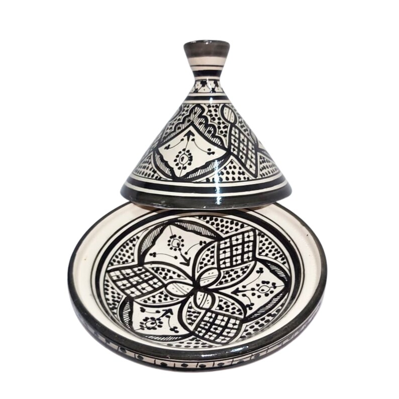 Handmade Tagine - Hand Painted Tagine - Large Tajine - Pottery ...