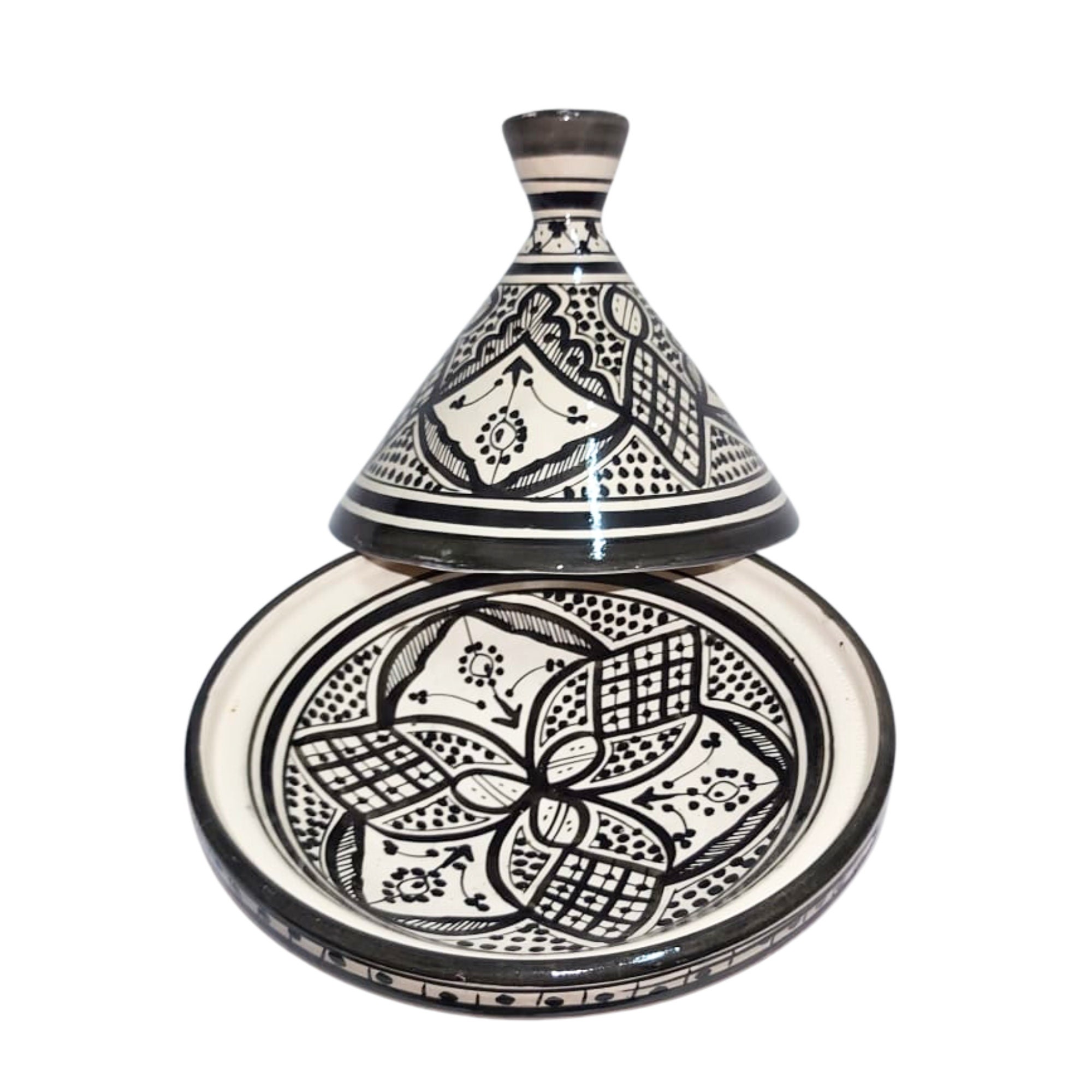 Handmade Tagine - Hand Painted Tagine - Large Tajine - Pottery ...