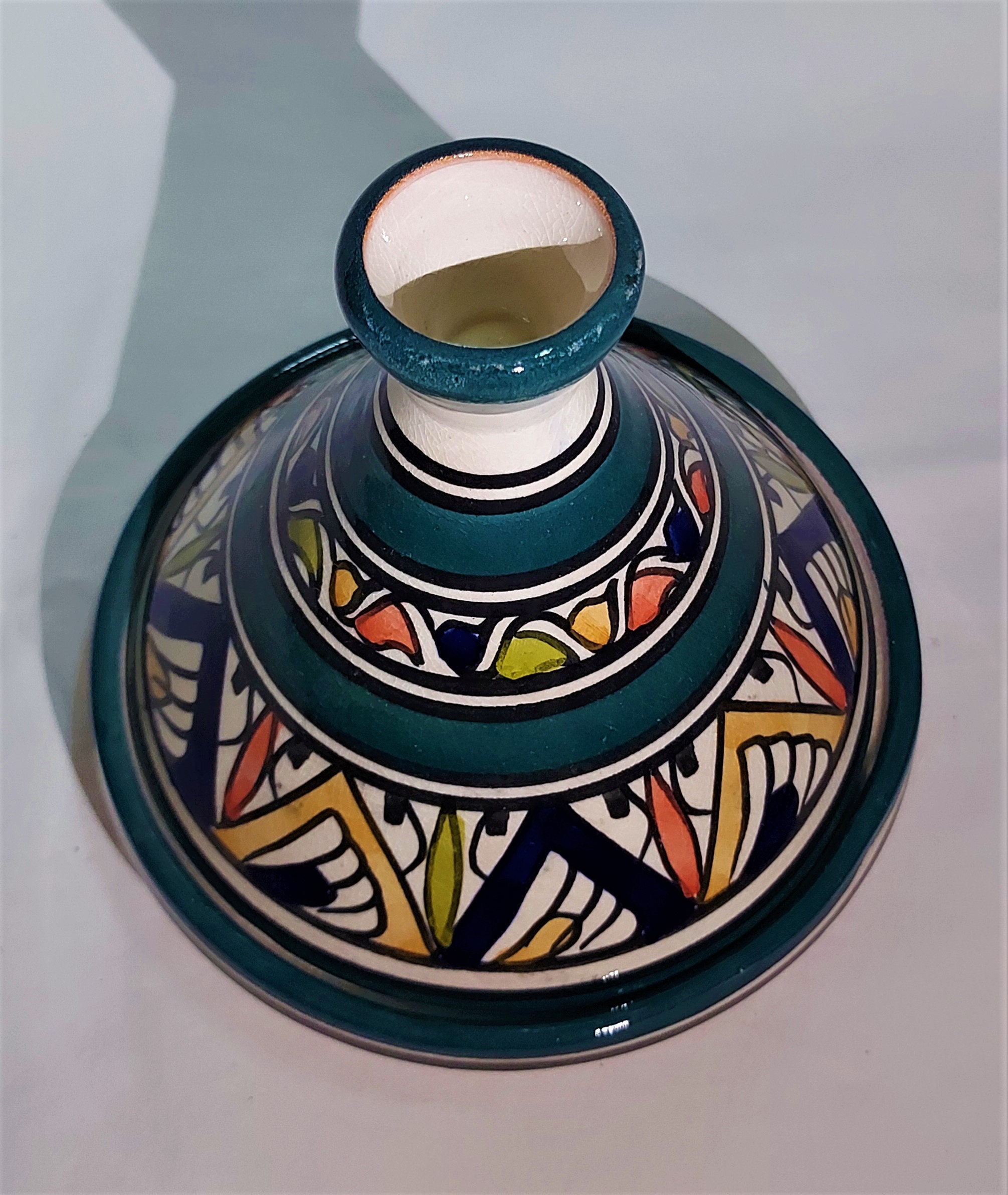Moroccan Berber Pottery Tagine - Handcraft, Hand Painted and Handmade ...