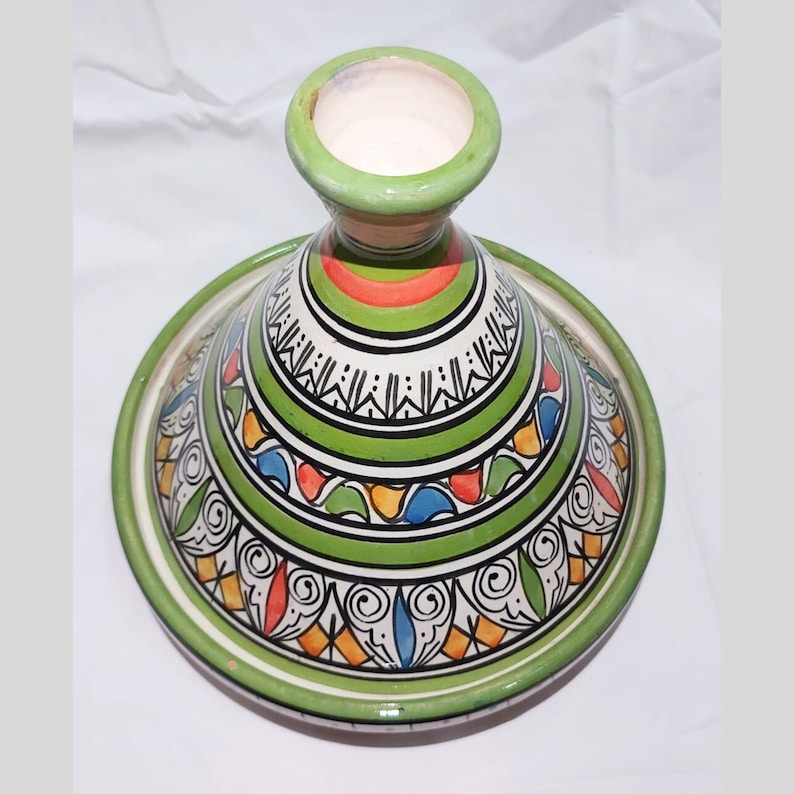 Serving Clay Pot - Moroccan Tagine - Handmade Tagine - Hand Painted ...