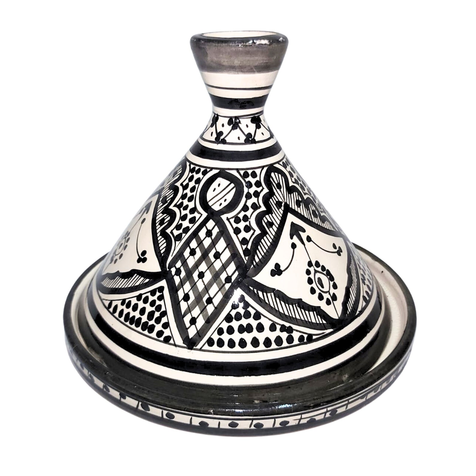 Handmade Tagine - Hand Painted Tagine - Large Tajine - Pottery ...