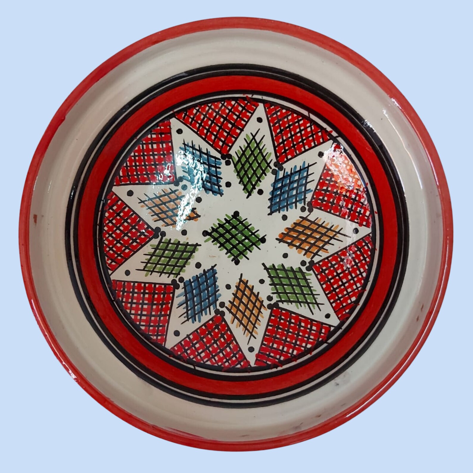 Handmade Red Tagine - Hand Painted Tagine - Pottery Kitchenware ...