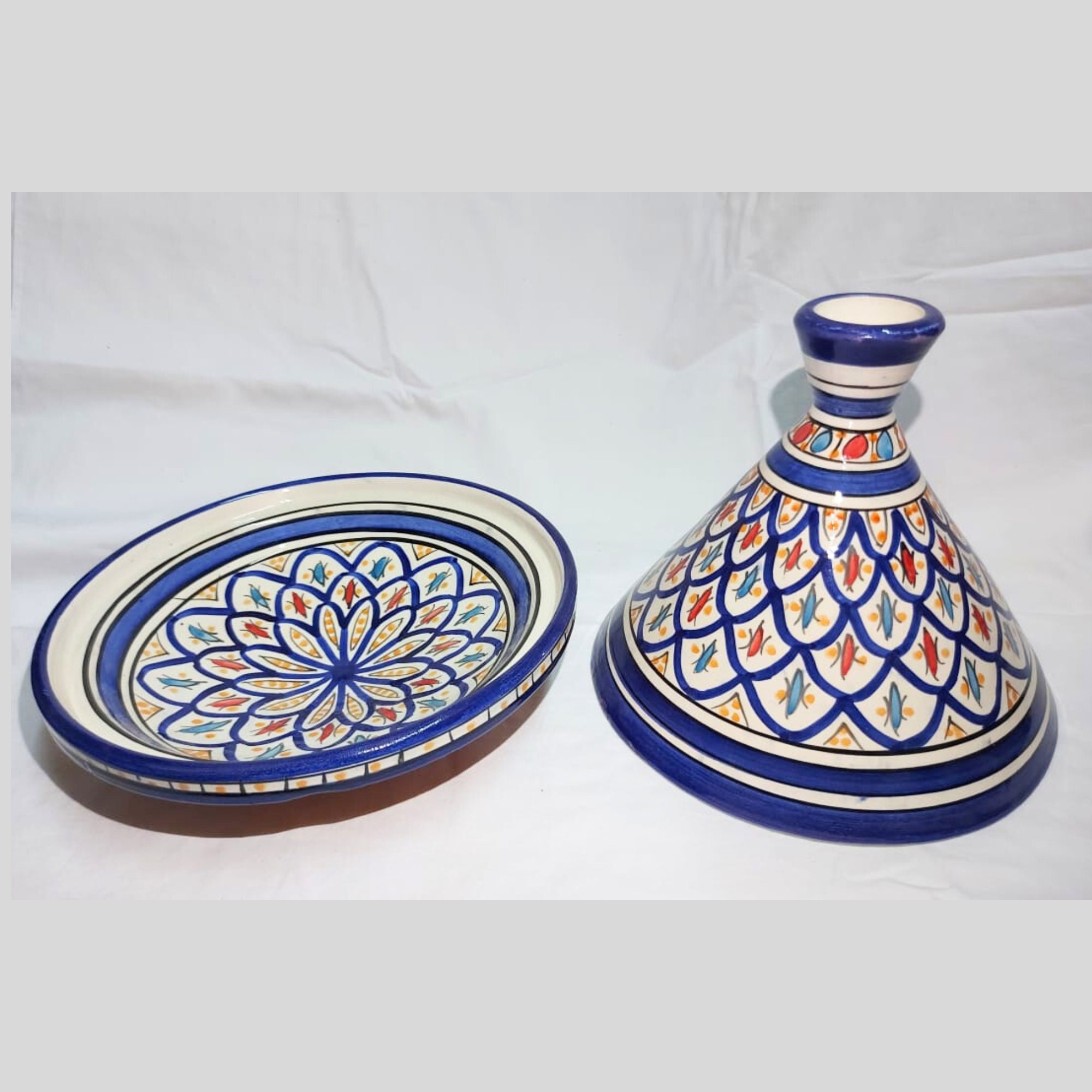 Tajine Pot Handmade Tagine Hand Painted Tagine Pottery - Etsy