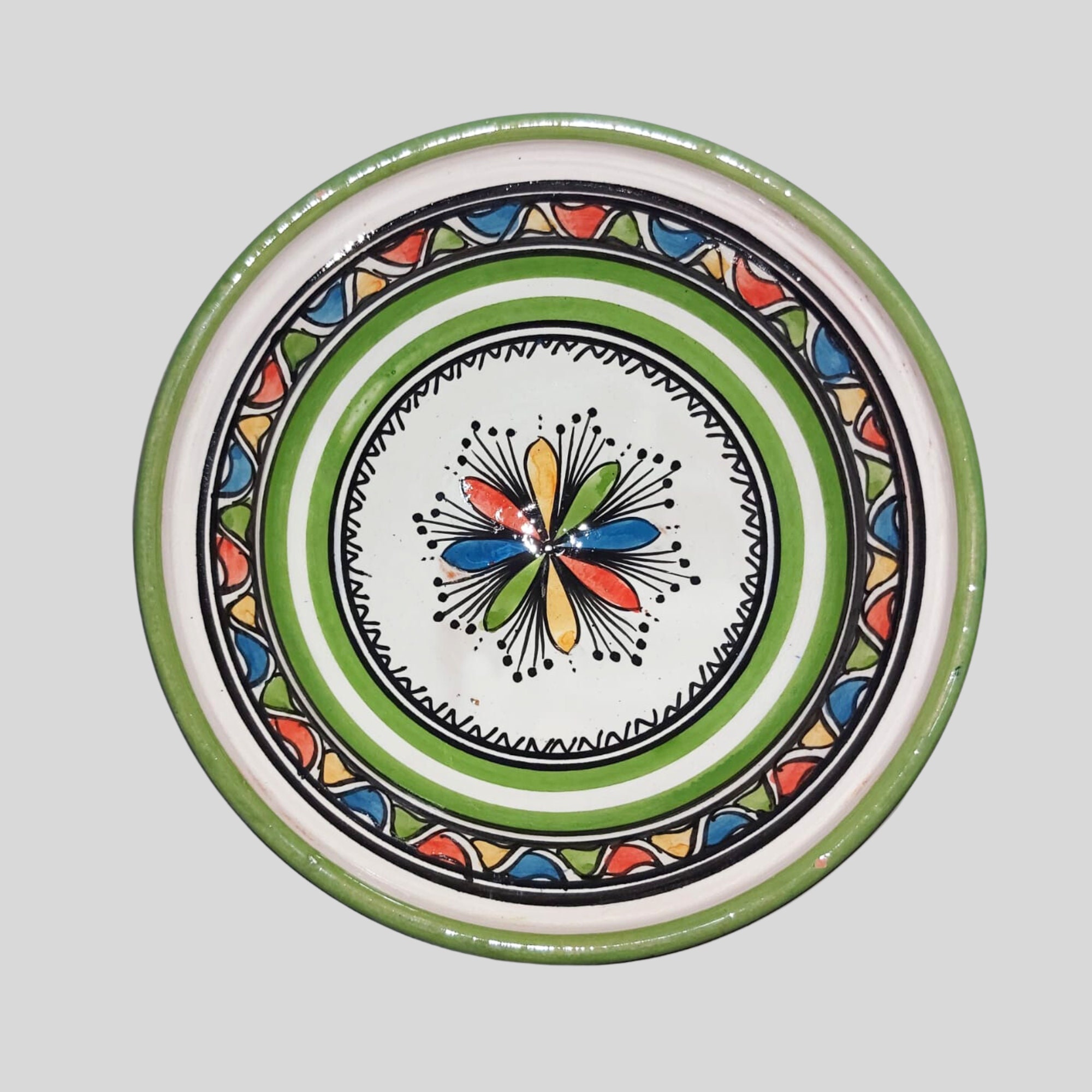 Serving Clay Pot - Moroccan Tagine - Handmade Tagine - Hand Painted ...