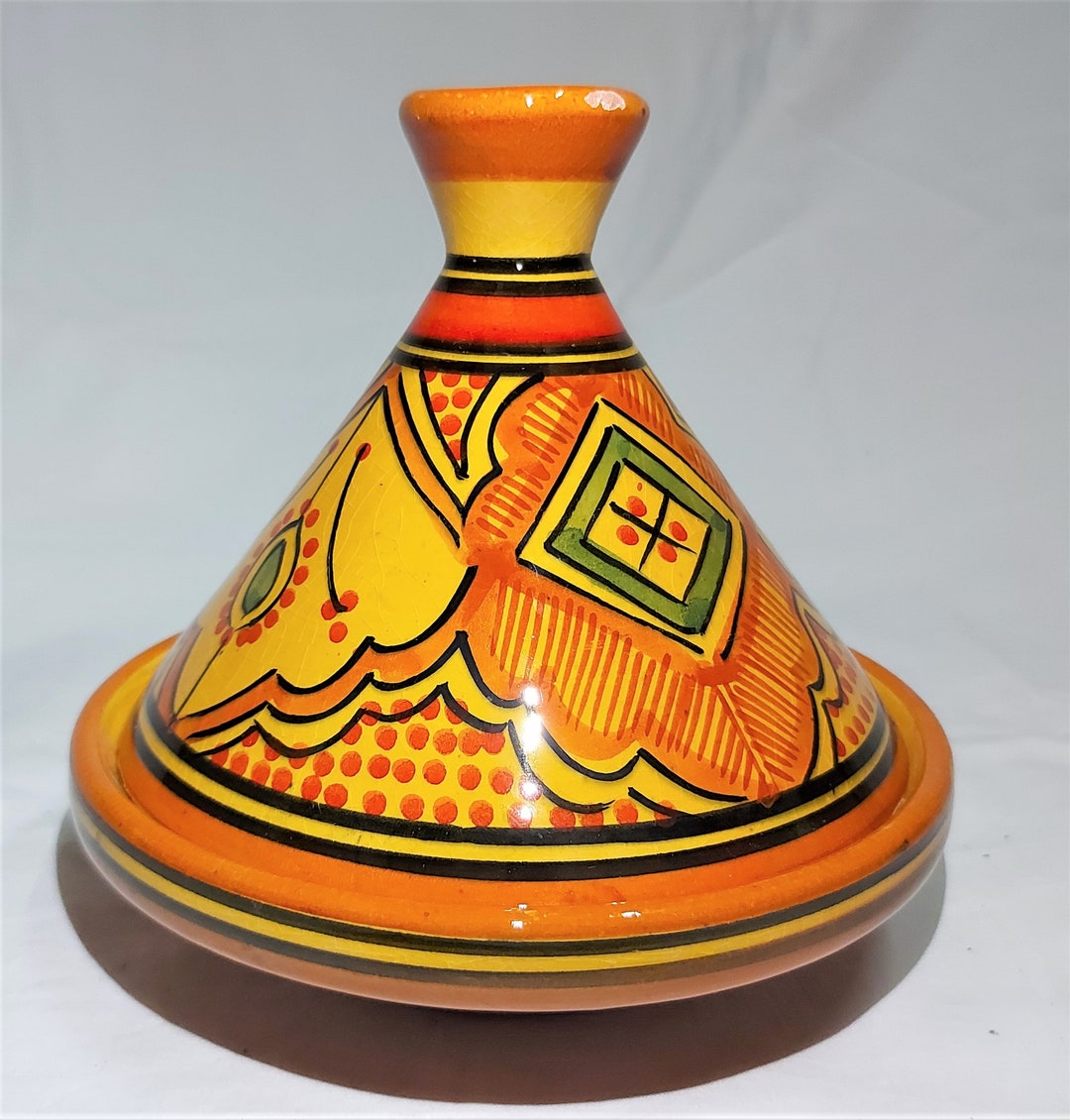 Pottery Moroccan Tajine - Beautiful Ceramic Tagine - Berber Clay Tagine ...