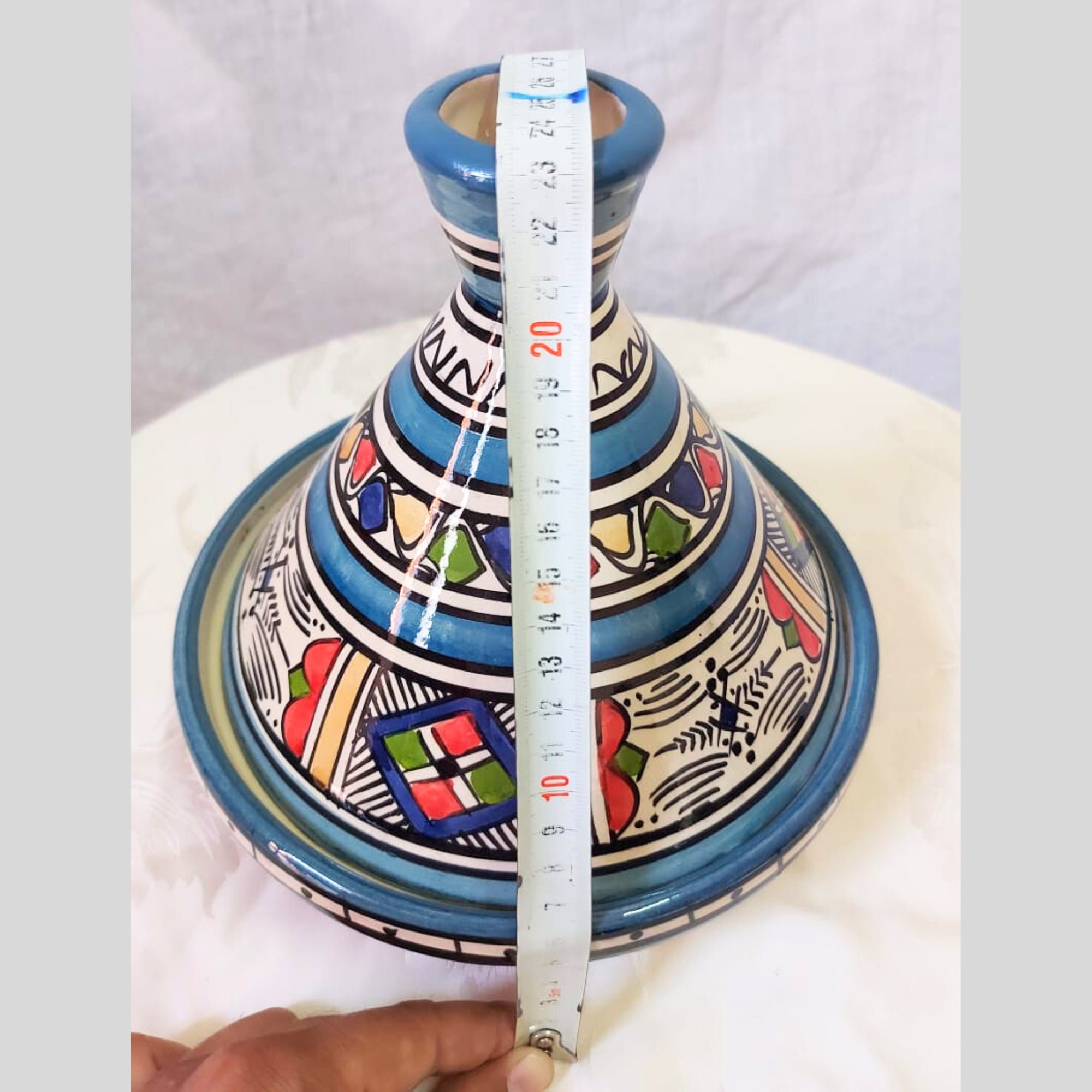Handmade Tagine Hand Painted Tagine Moroccan Tajine Pottery Kitchenware ...