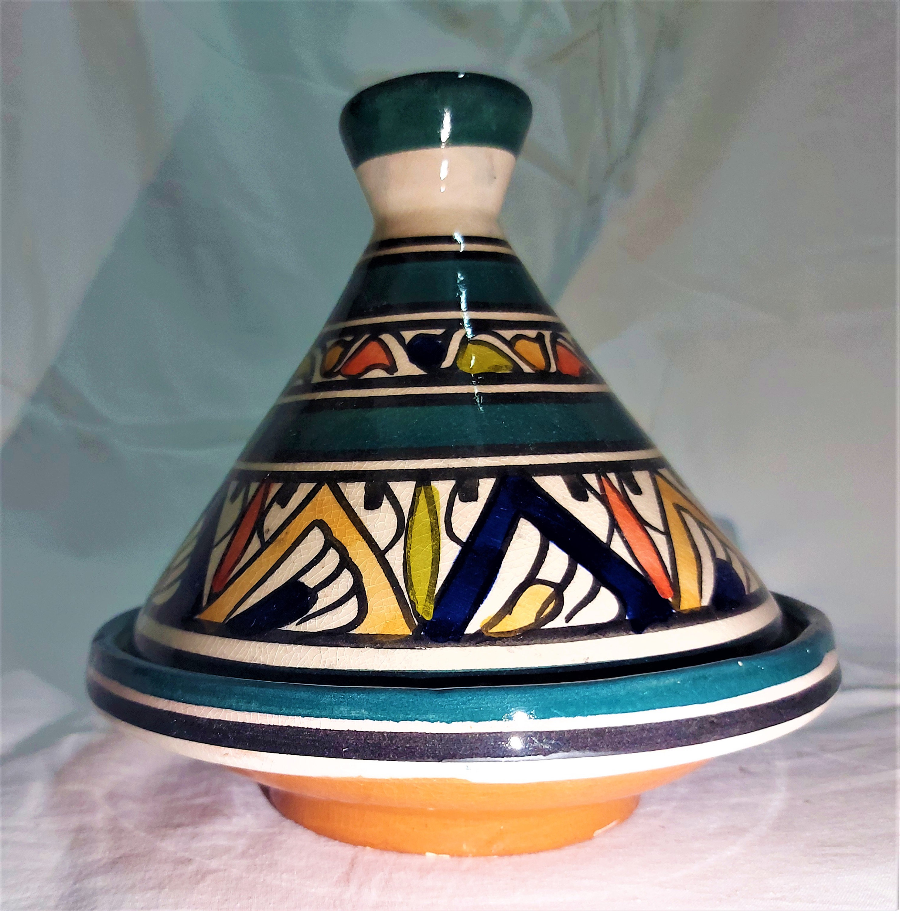 Moroccan Berber Pottery Tagine Handcraft Hand Painted and - Etsy