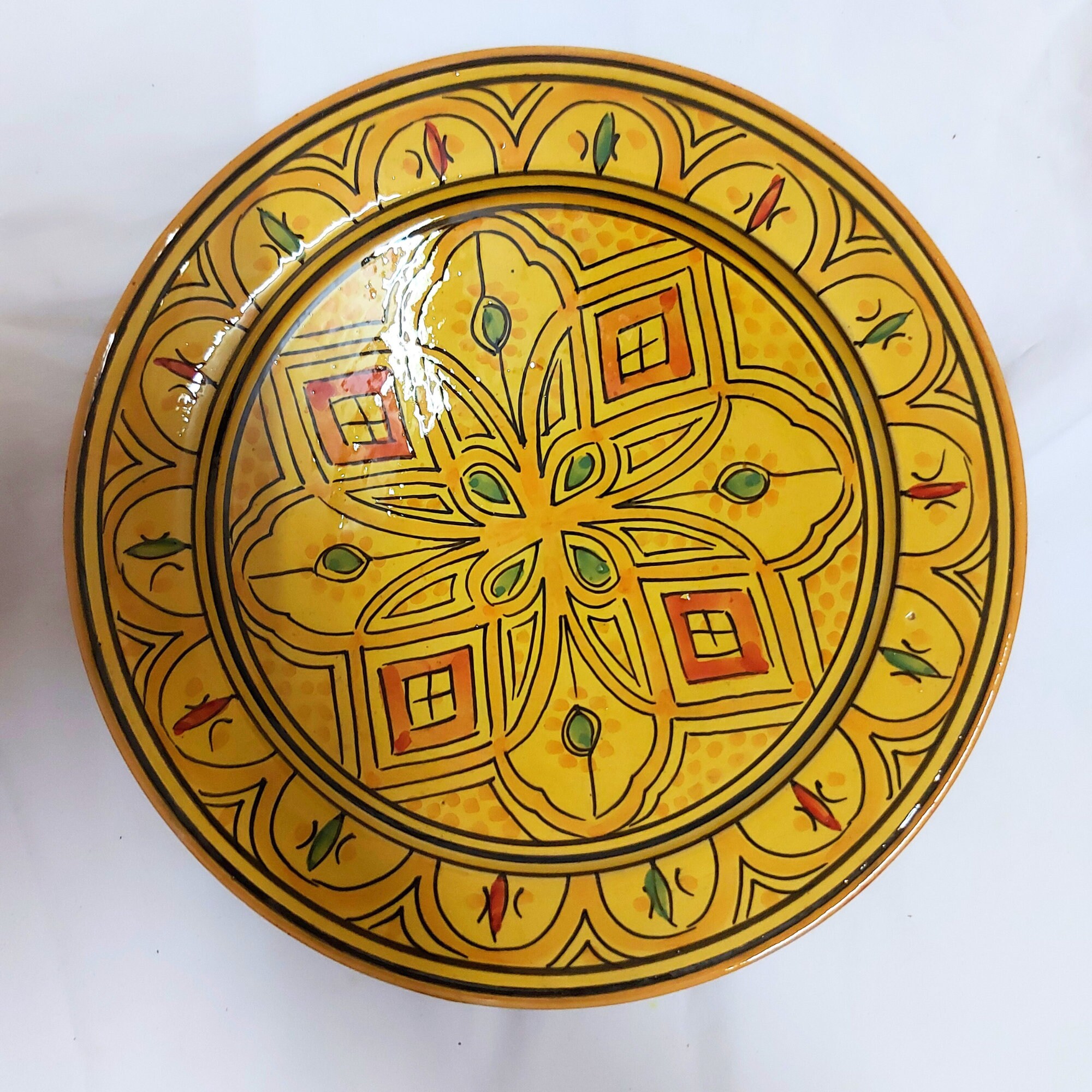 Set of 5 Pottery Dishes - Set of 5 Plates - Handmade Plate - Hand ...