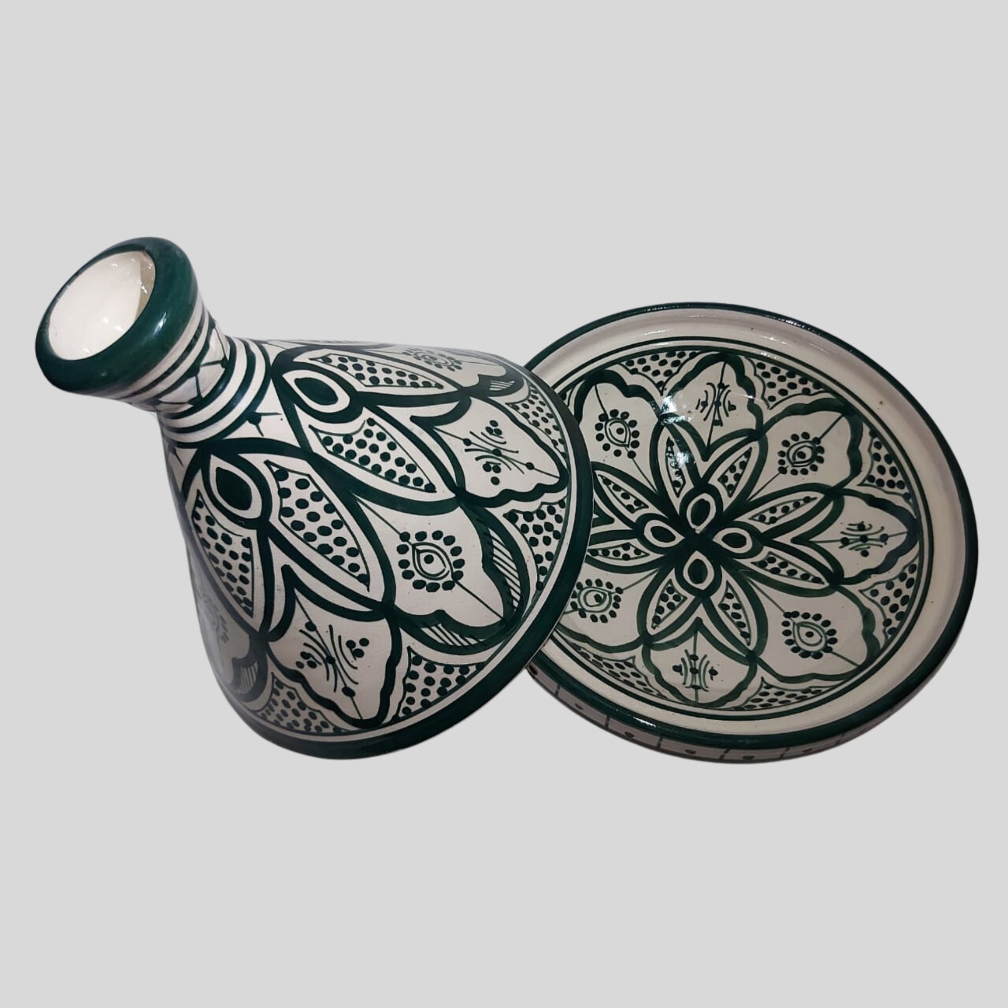 Hand Painted Tagine Handmade Tagine Pottery Kitchenware - Etsy