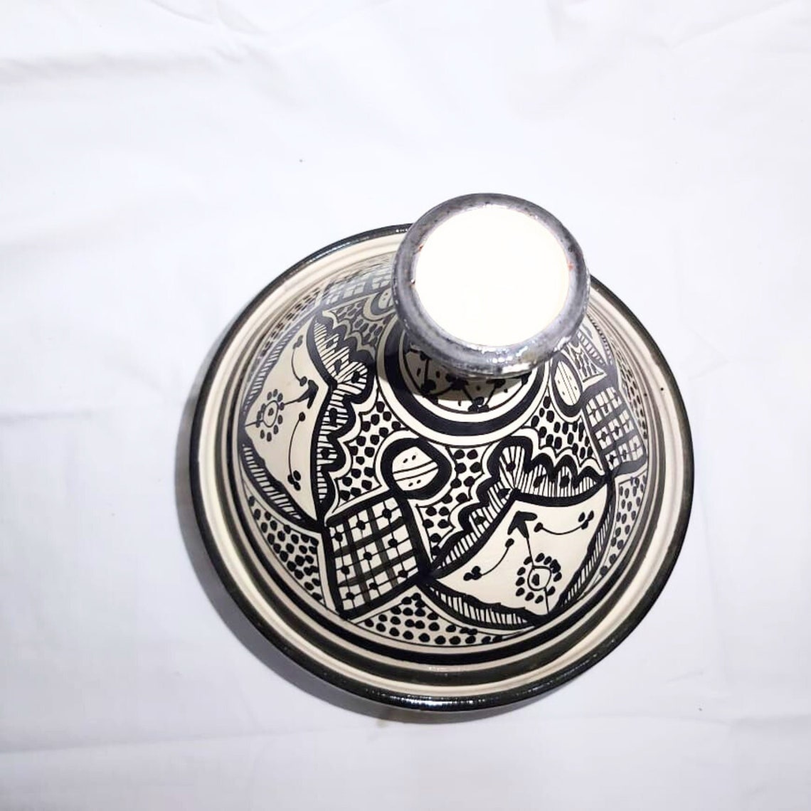 Handmade Tagine Hand Painted Tagine Large Tajine Pottery Kitchenware ...