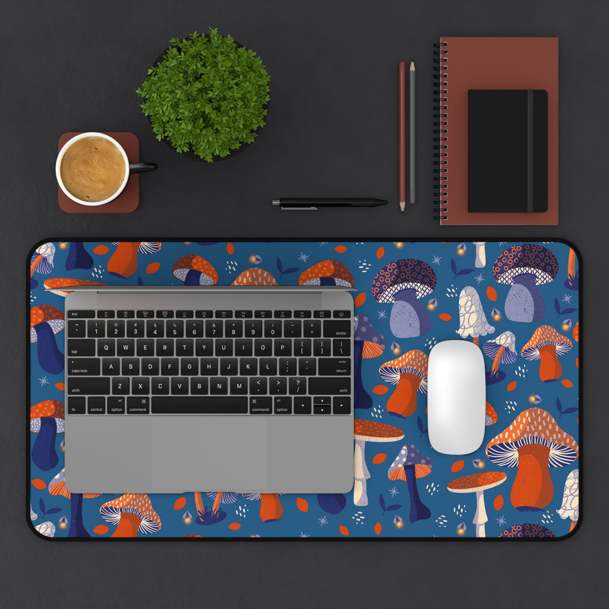 Red, White and Blue, Mushroom Design, Mushroom Print, Flower Keyboard ...