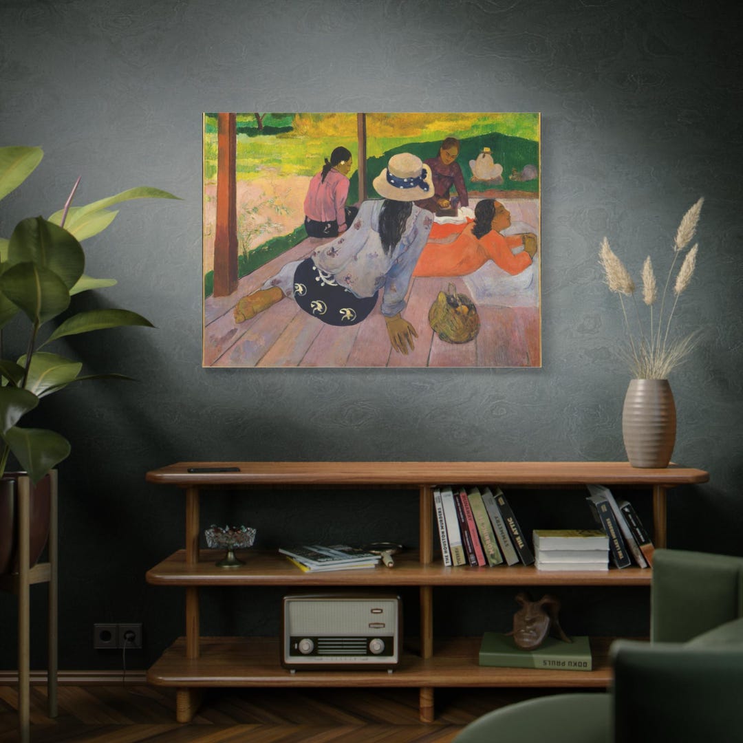 Paul Gauguin the Siesta Painting, Artistic Matte, Home Decor, Gift, Art ...
