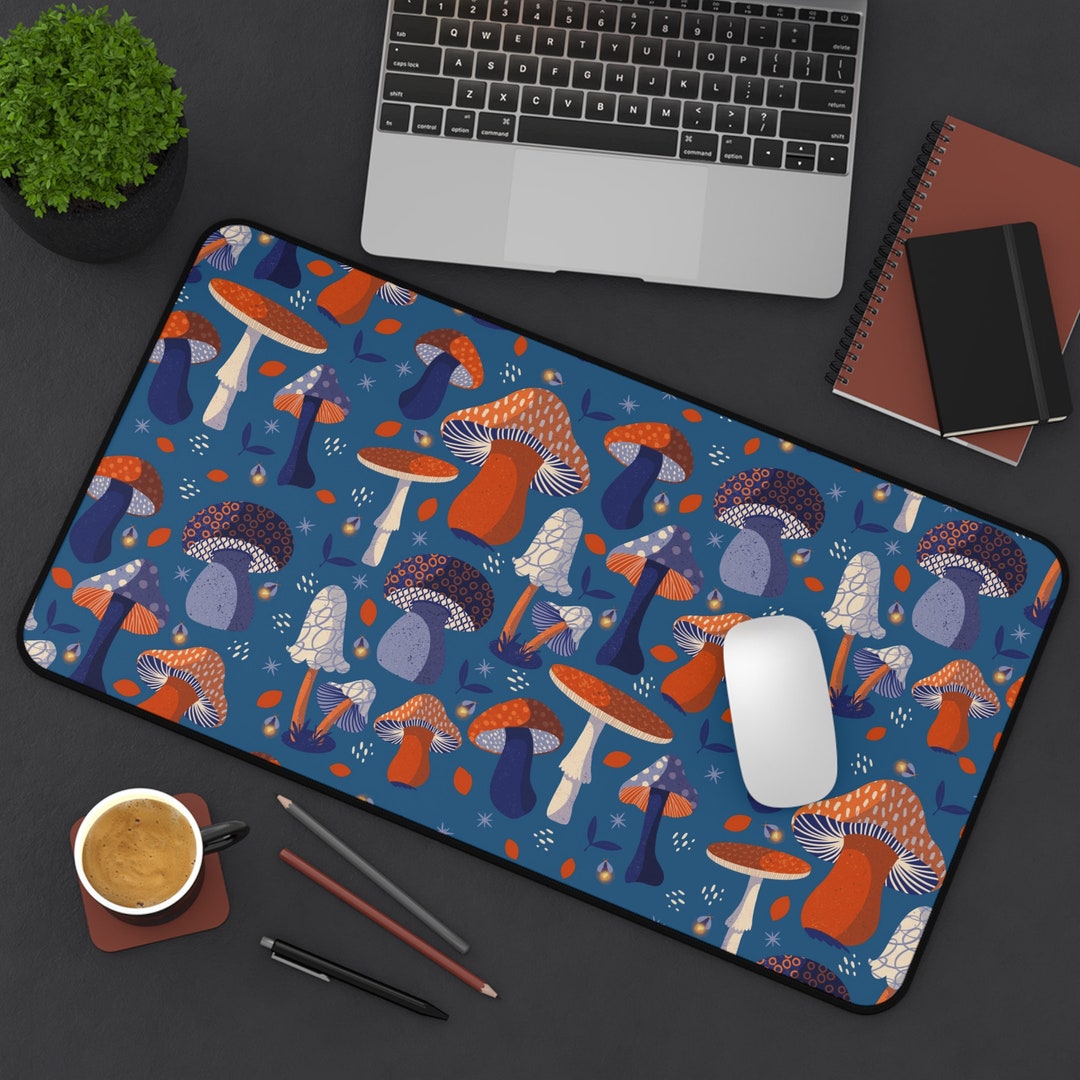 Red, White and Blue, Mushroom Design, Mushroom Print, Flower Keyboard ...