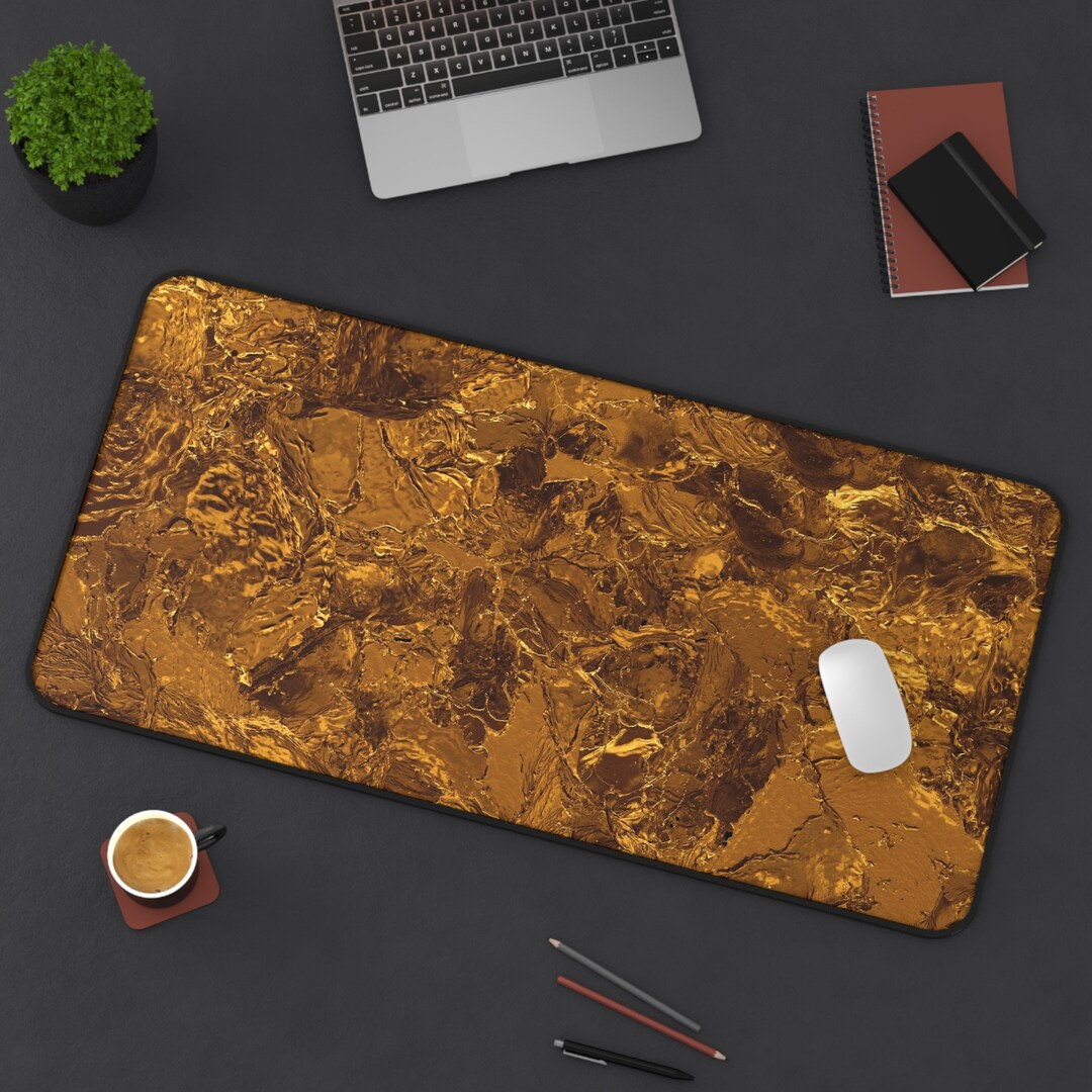 Gold Design Minimalist, Keyboard Pad, Dinner Mat, Gaming Mat, Office ...