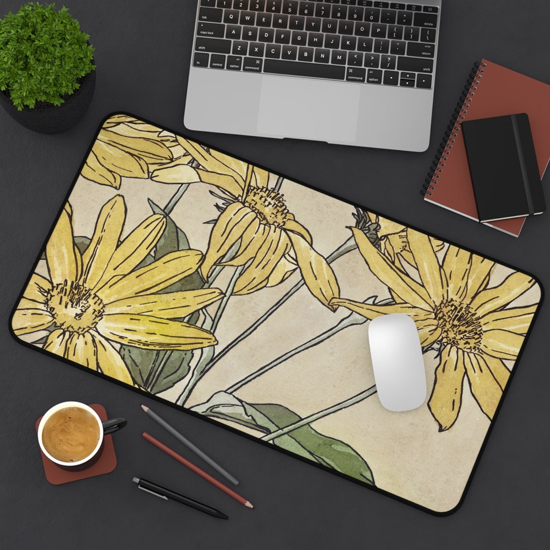 Van Gogh | Sunflowers | Floral | Keyboard Pad | Dinner Mat | Gaming Mat ...