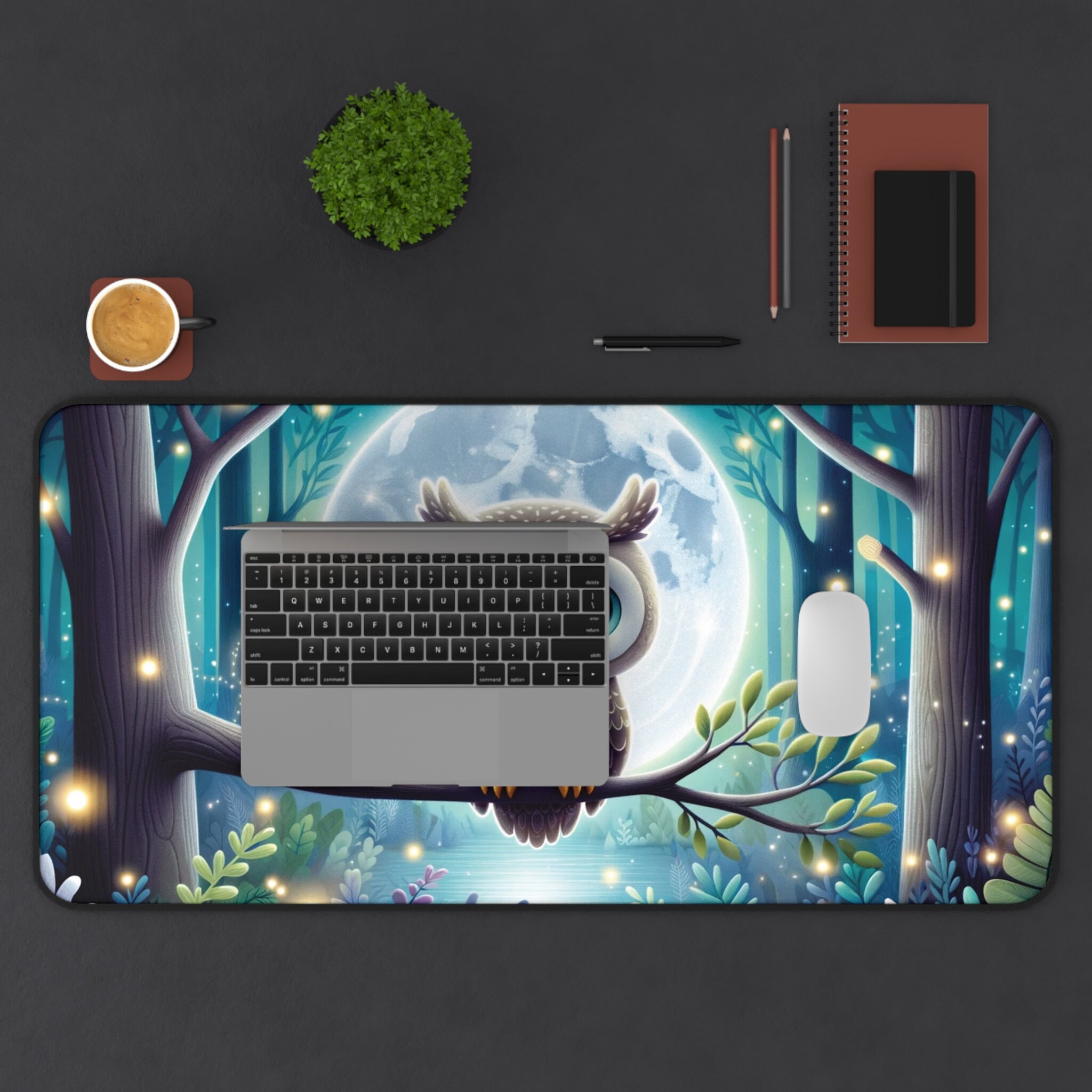 Copy of Kids Panda in the Jungle Animal Pals Modern Minimalist Desk Pad ...
