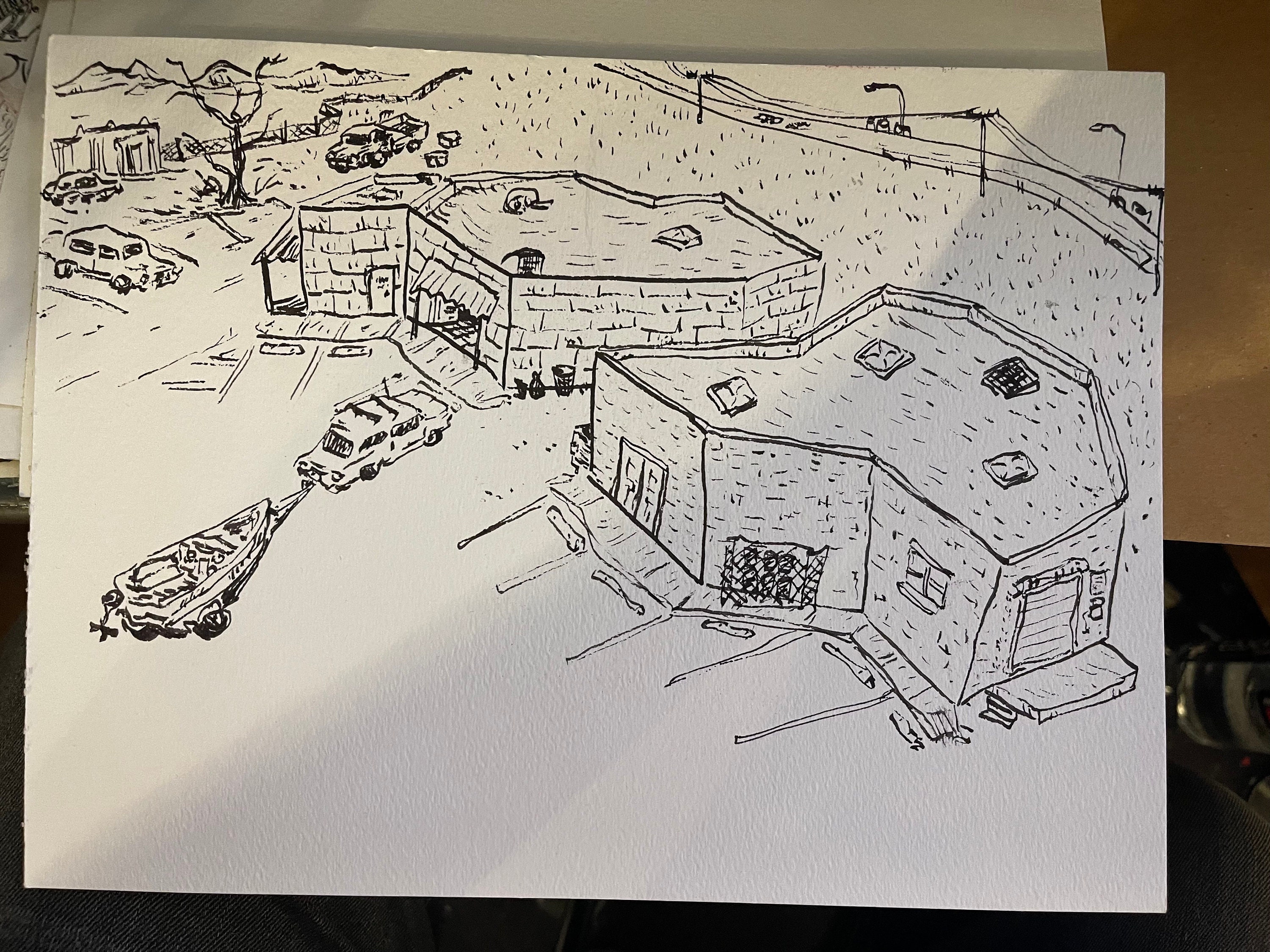 Original Line Art - Etsy