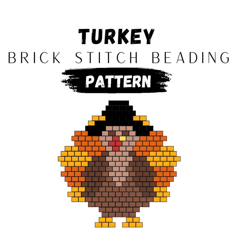 Turkey Thanksgiving Beads - Etsy