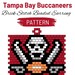 Tampa Bay Buccaneers Brick Stitch Earring Pattern NFL Brick Stitch ...