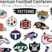 American Football Conference Brick Stitch Earring Patterns NFL Brick ...