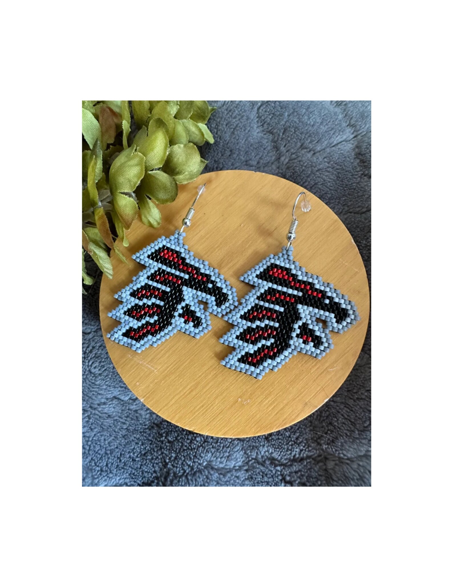 Atlanta Falcons Brick Stitch Earring Pattern NFL Brick Stitch Pattern ...
