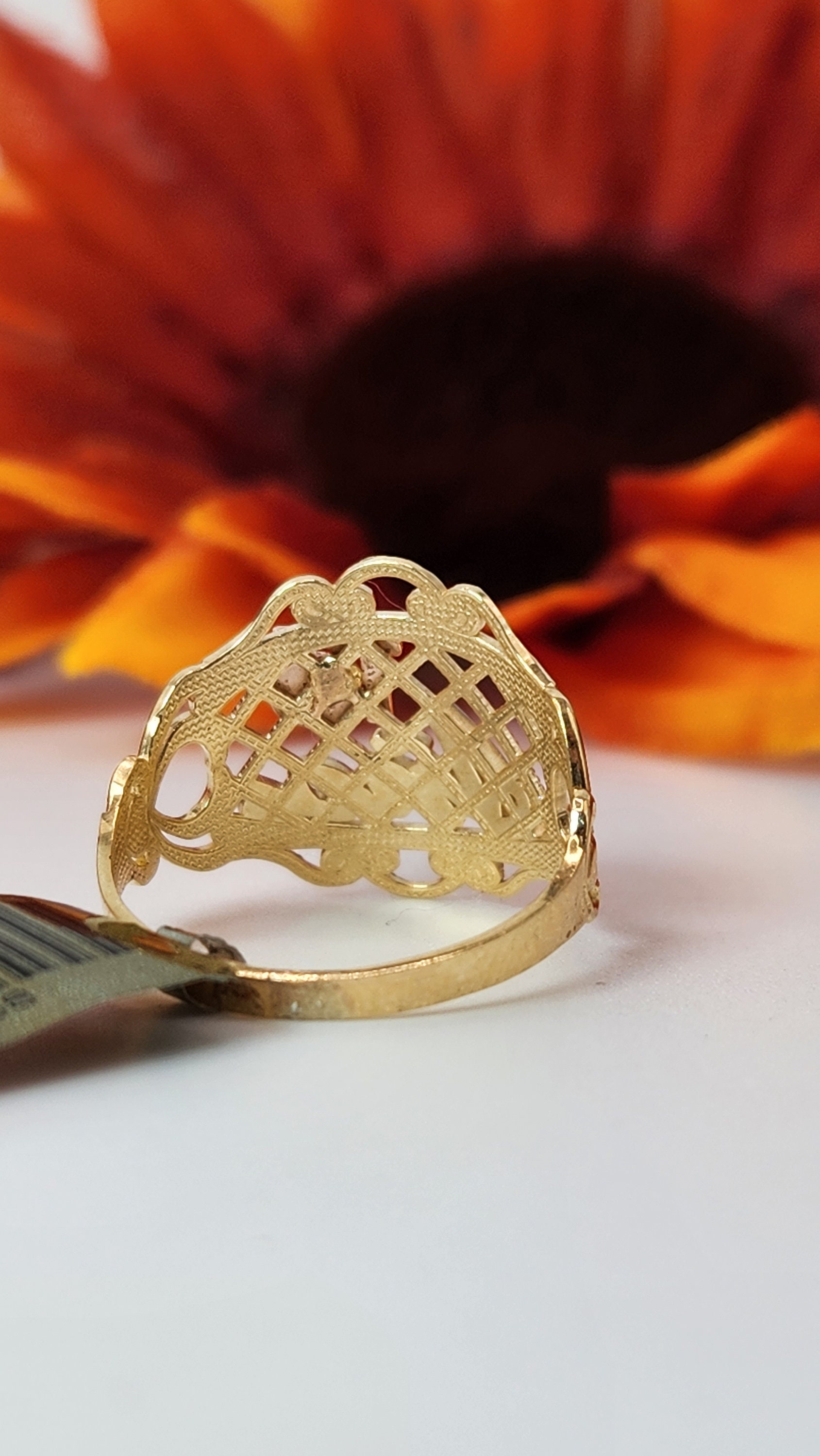 14K Gold Quinceanera Ring - Etsy