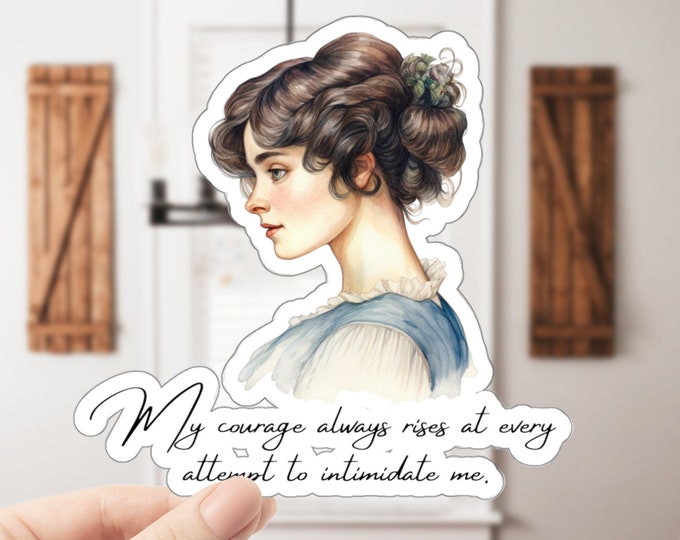 Jane Austen Portrait Sticker Classic Literature Bookish Stickers - Etsy