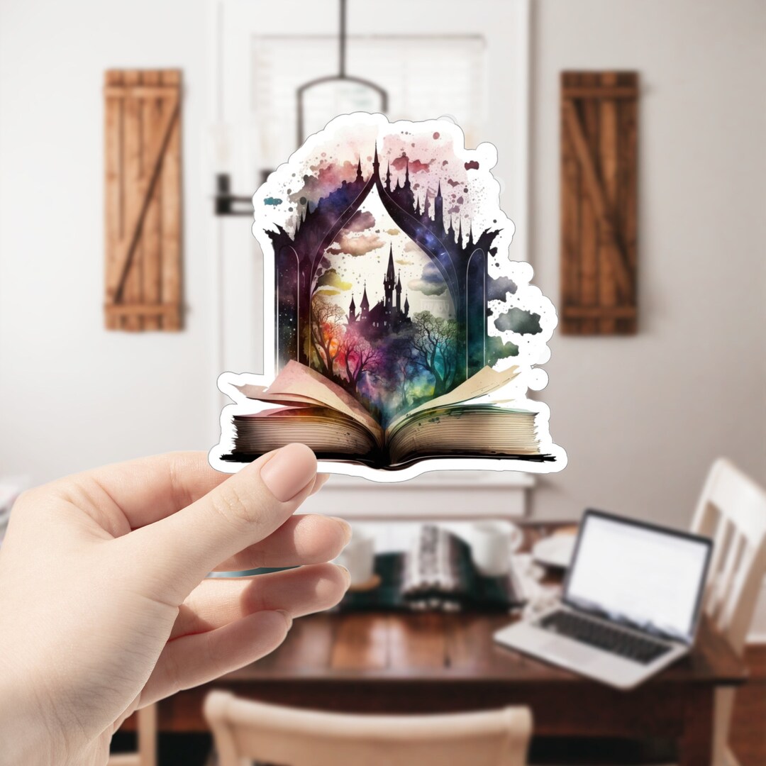 Ya Book Stickers, Fairytale Books, Dark Fairytales, Open Book Sticker ...