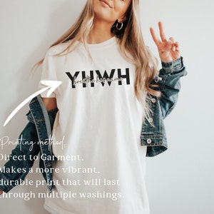 YHWH Tshirt, YHWH, YHWH Shirt, Yahweh, Comfort Colors Christian T ...