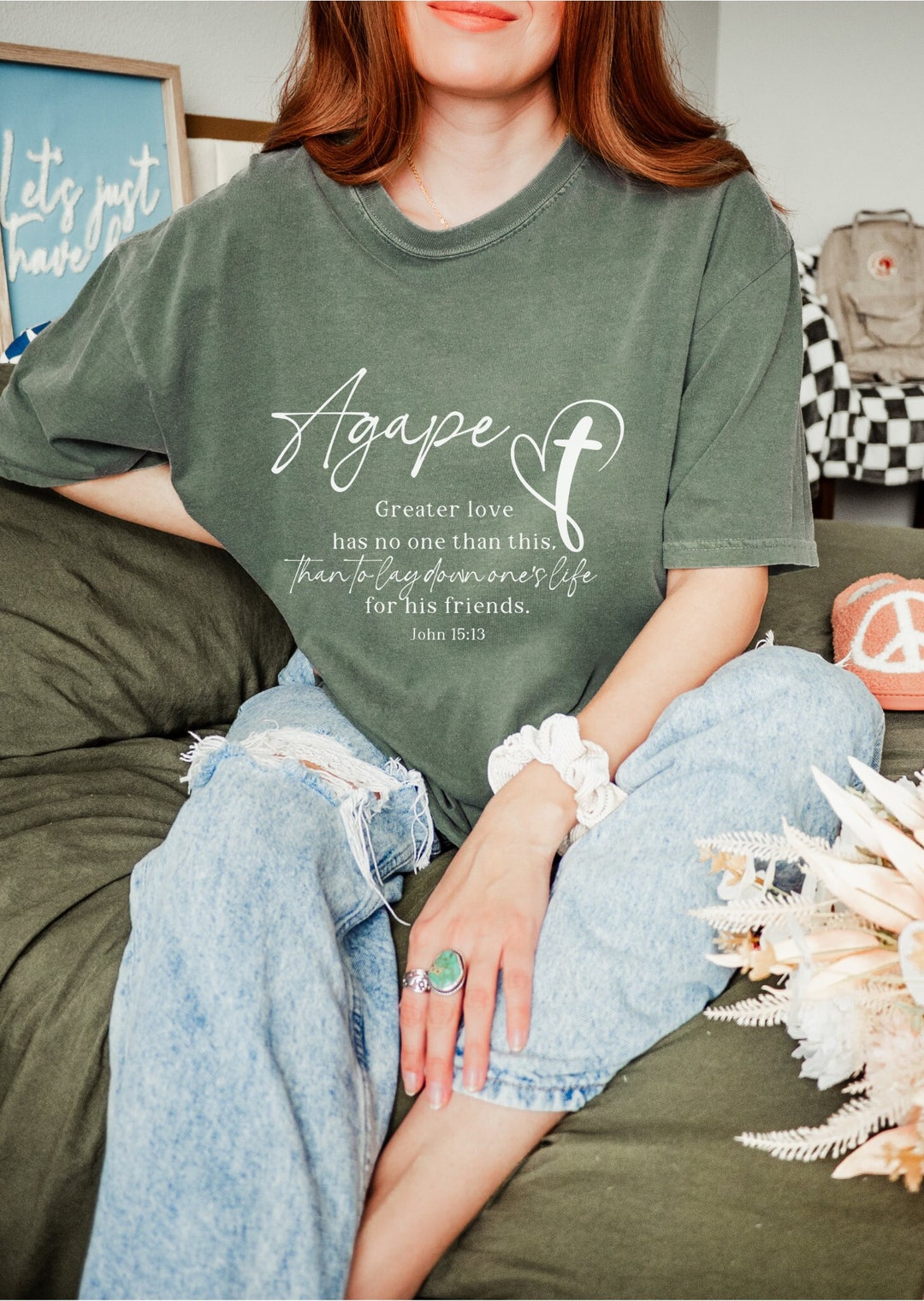 Agape Love, Cute Christian T Shirts Evangelism Shirt Trendy Christian ...