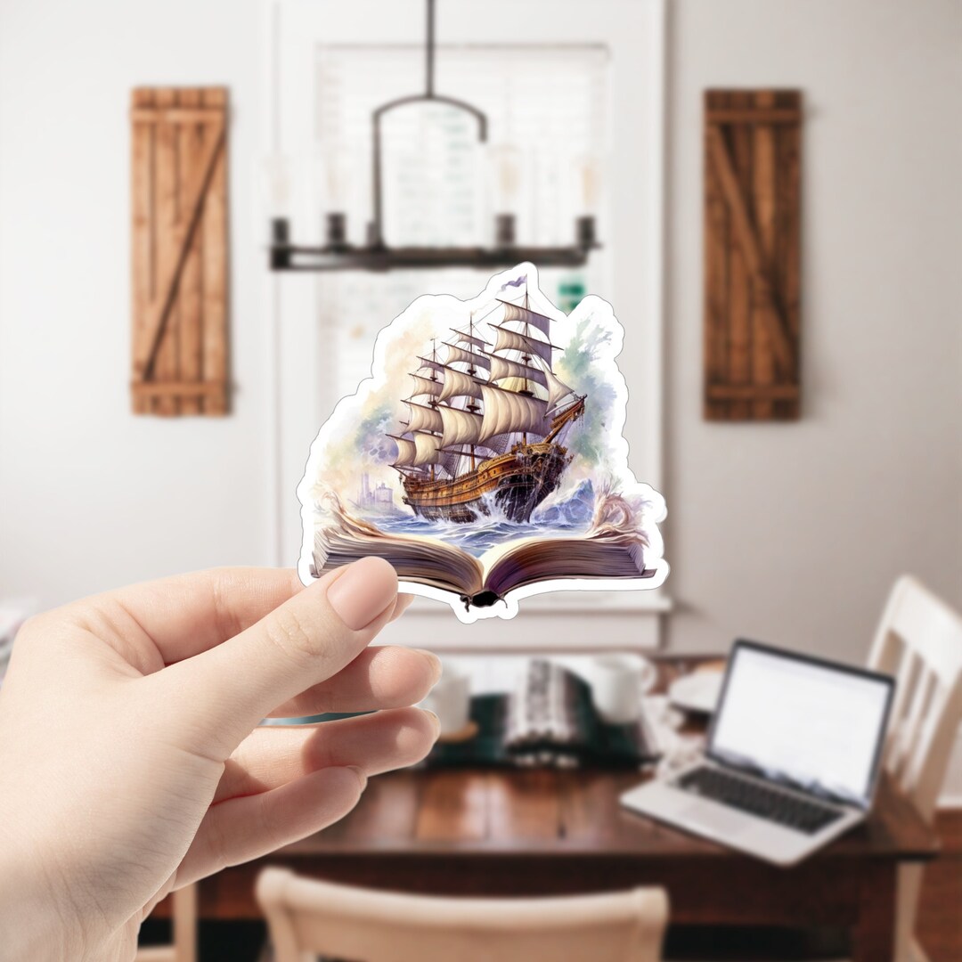 Ya Book Stickers, Fairytale Books, Ship Stickers, Open Book Sticker ...