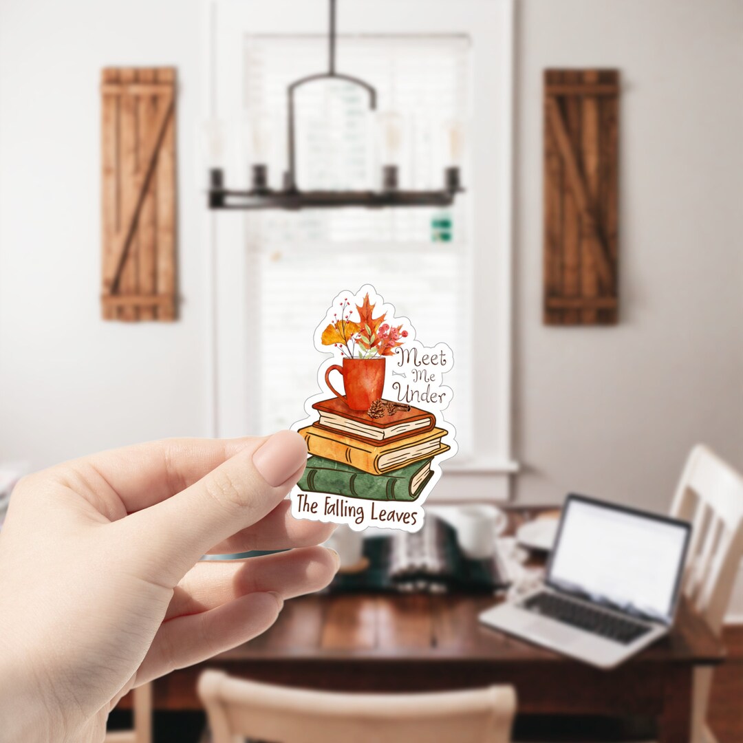 Cute Fall Stickers, Fall Sticker, Cozy Stickers, Cozy Decor, Book ...