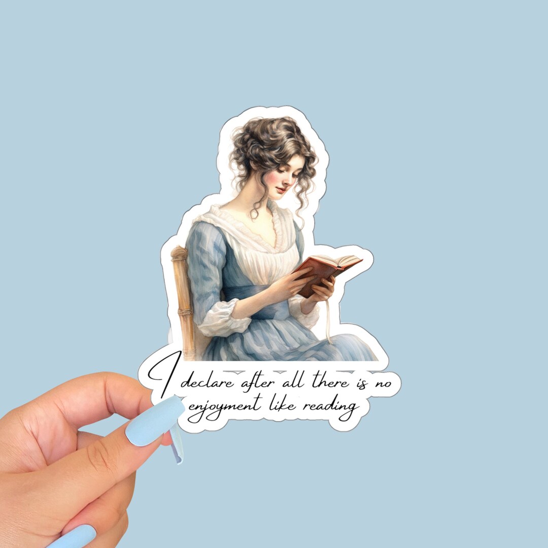 Jane Austen Stickers, Jane Austen Gift, Jane Austen Gifts, Pride and ...