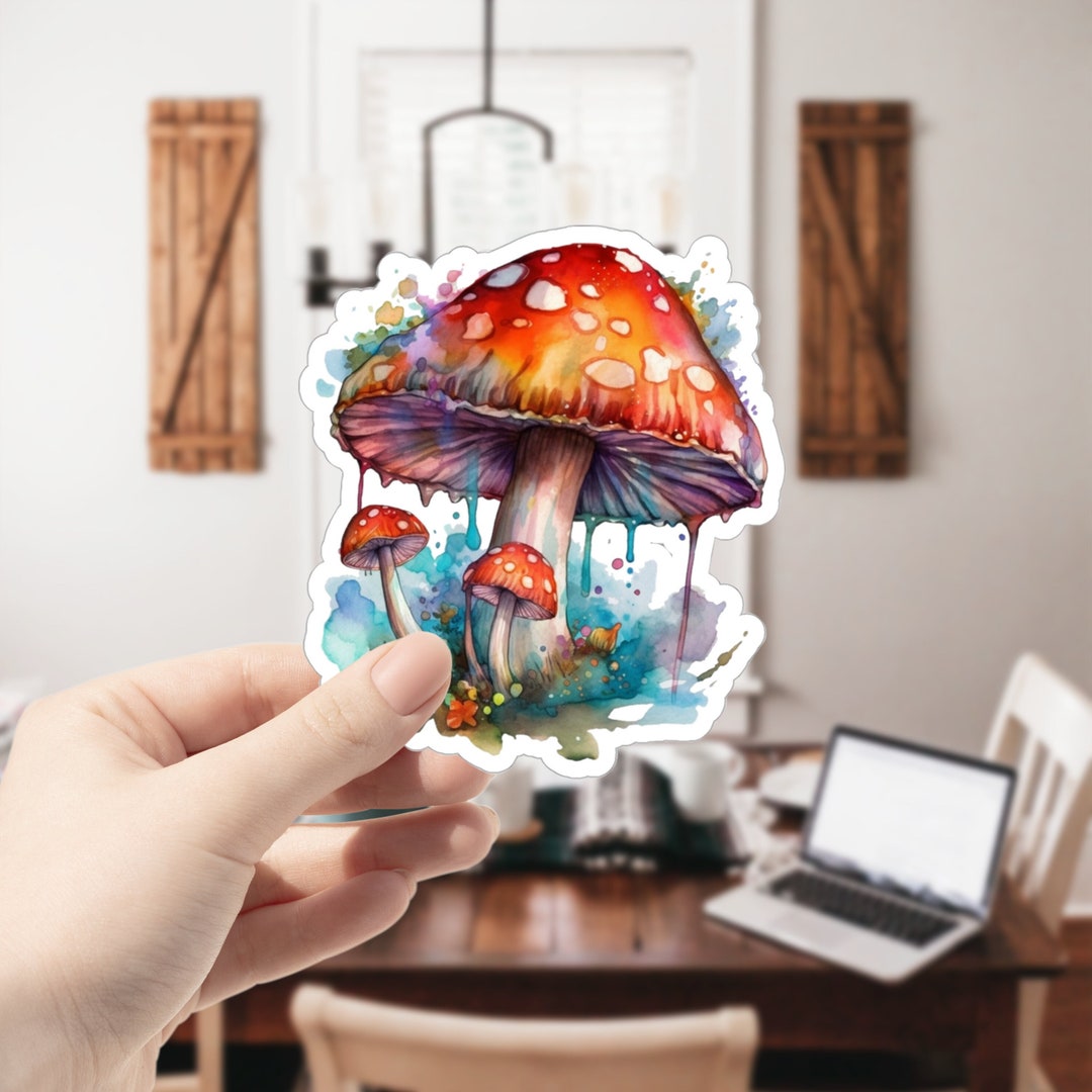 Gigantic Mushroom, Epic Mushrooms, Epic Mushroom Red Mushroom Sticker ...