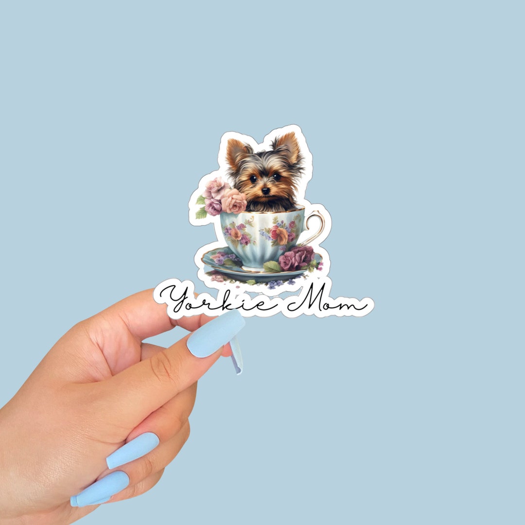 Yorkie Decal, Yorkie Sticker, Yorki, Yorkie Mug Yorkie Mom Yorkshire ...